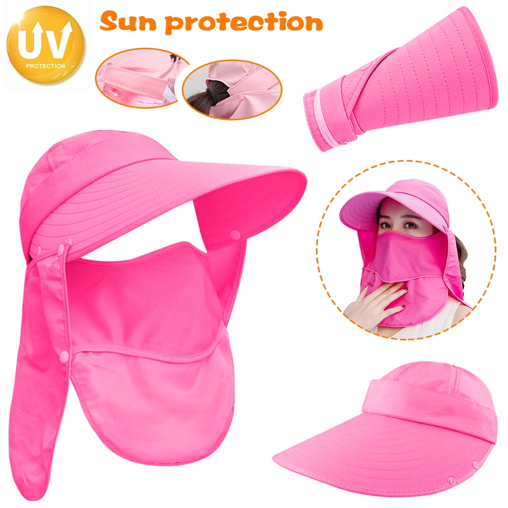 POINTERTECK Sun Hats for Women, Wide Brim UV Protection Visor UPF 50 ...