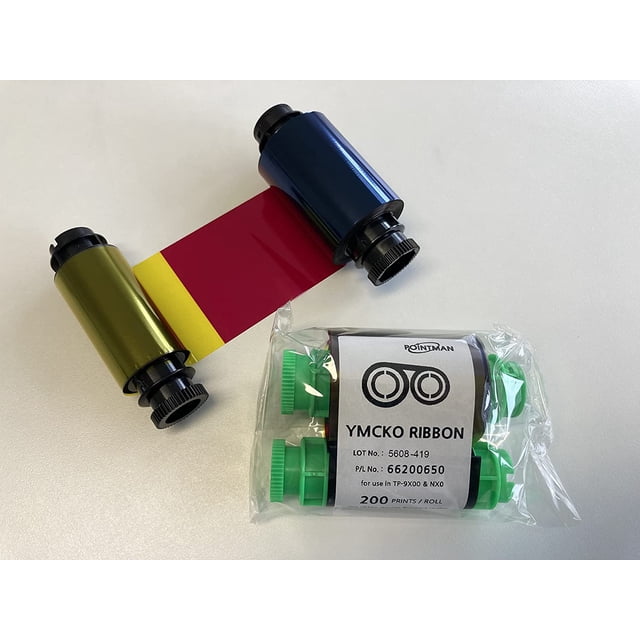 POINTMAN - Ribbon Nuvia Ymcko Color Ymcko-200 Prints - Walmart Business ...