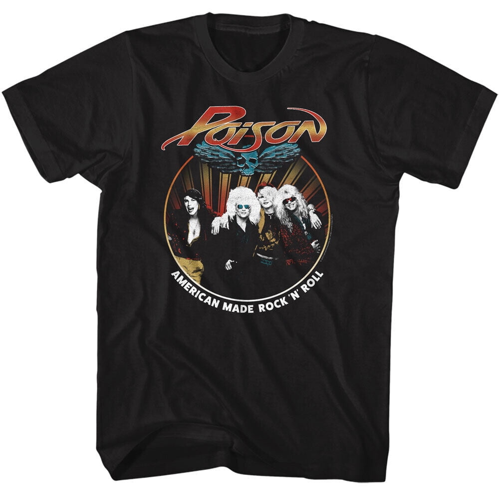 POISON 80s Music Retro T-Shirt American Made Heavy Metal Music New ...