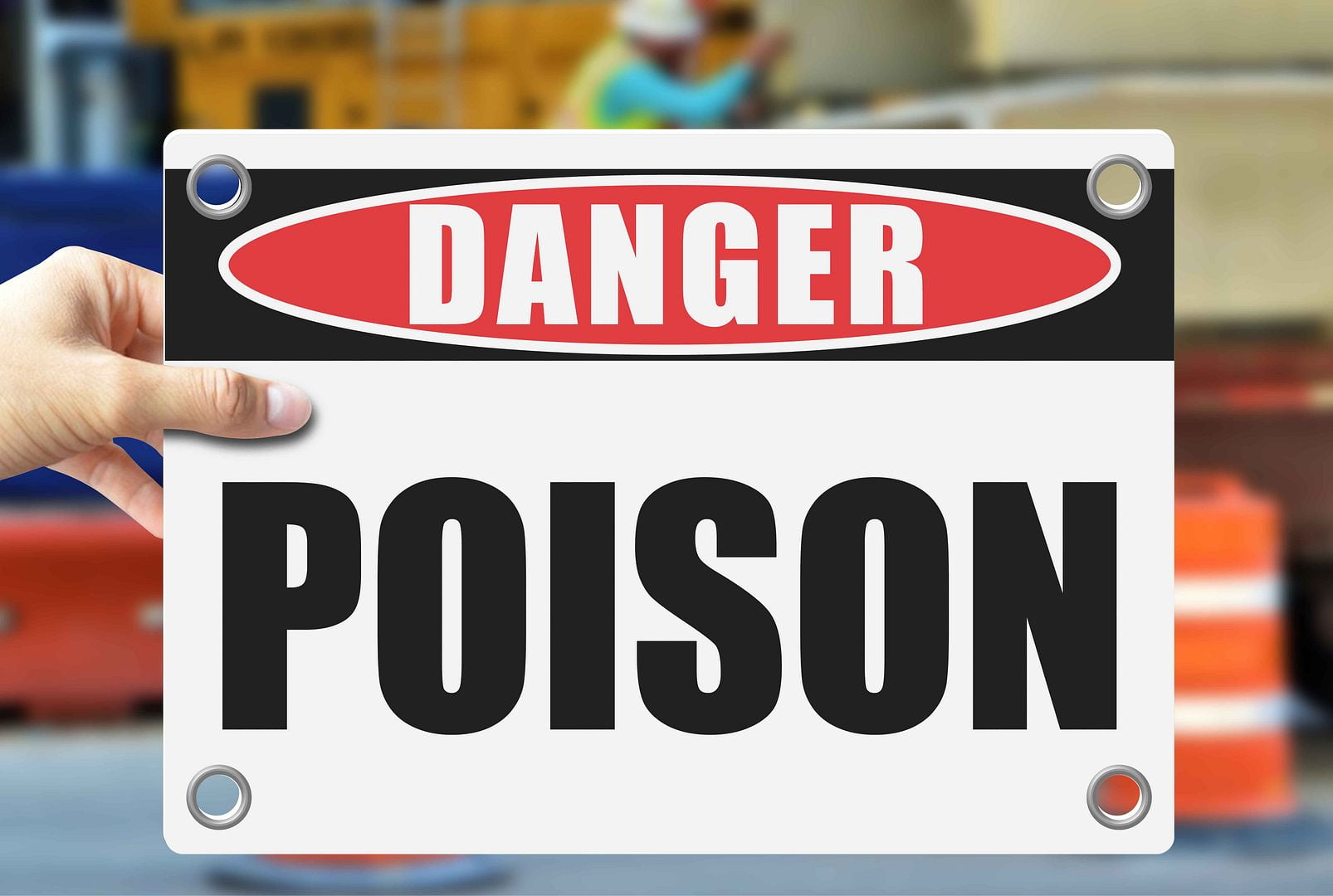 POISON | Warning Notice Caution Danger 3mm PVC Sign - Walmart.com