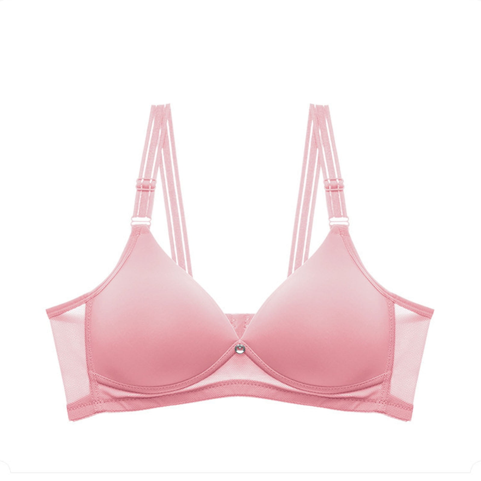 POIUYTR Bras for Older Women Push Up Underwire Minimizer Bras Soft ...