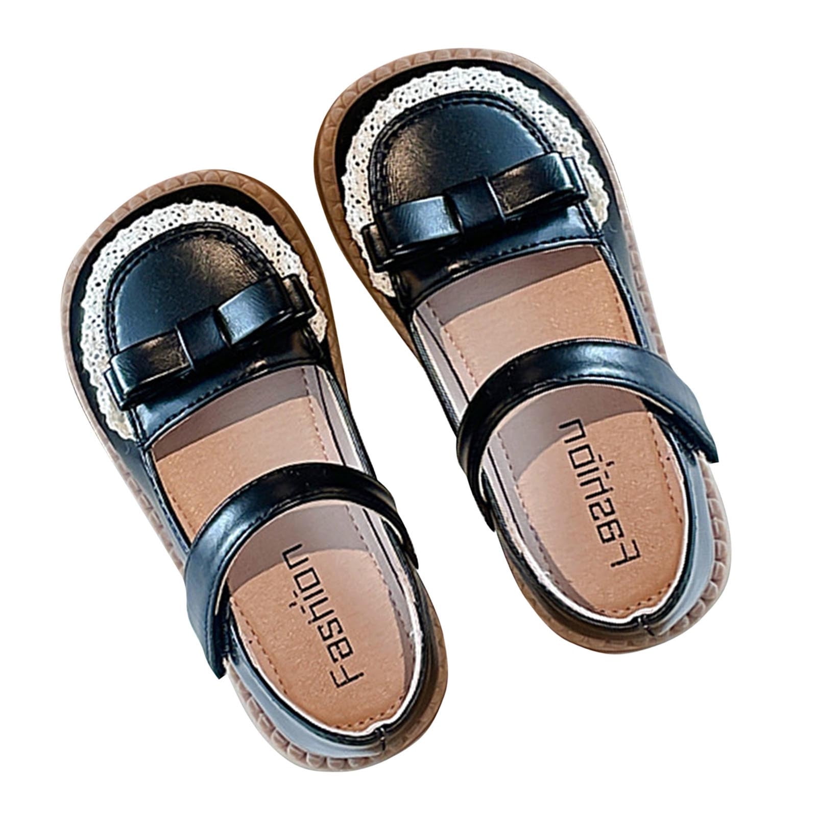 POIUYTR Girls School Shoes Mary Jane Flats Uniform Dress Shoes for ...