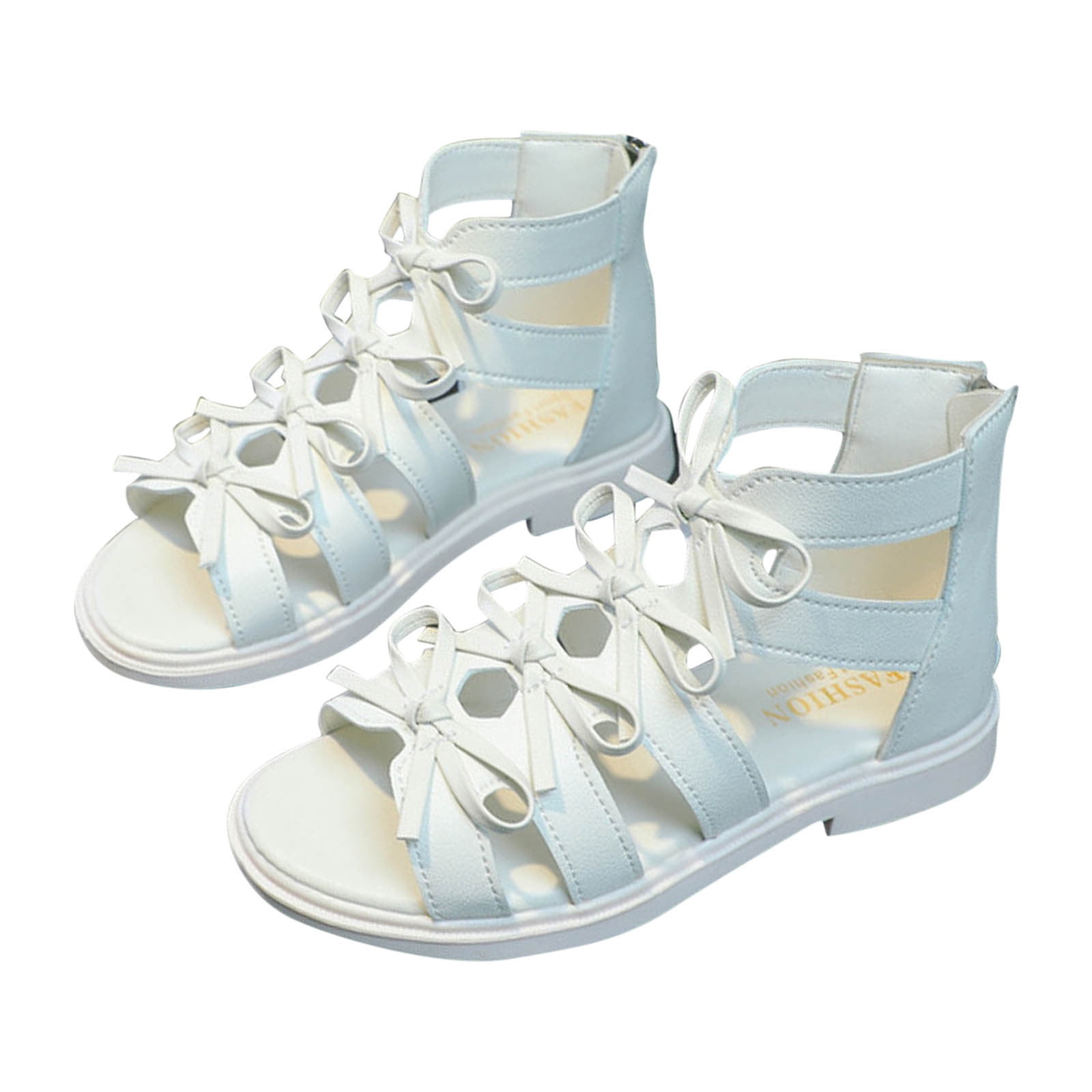 POIUYTR POIUYTR Girl's Gladiator, Strappy Flats Sandals for Toddler ...