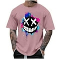 POIUYTR Men's Graphic Tees Short Sleeve Casual T Shirts Fashion ...
