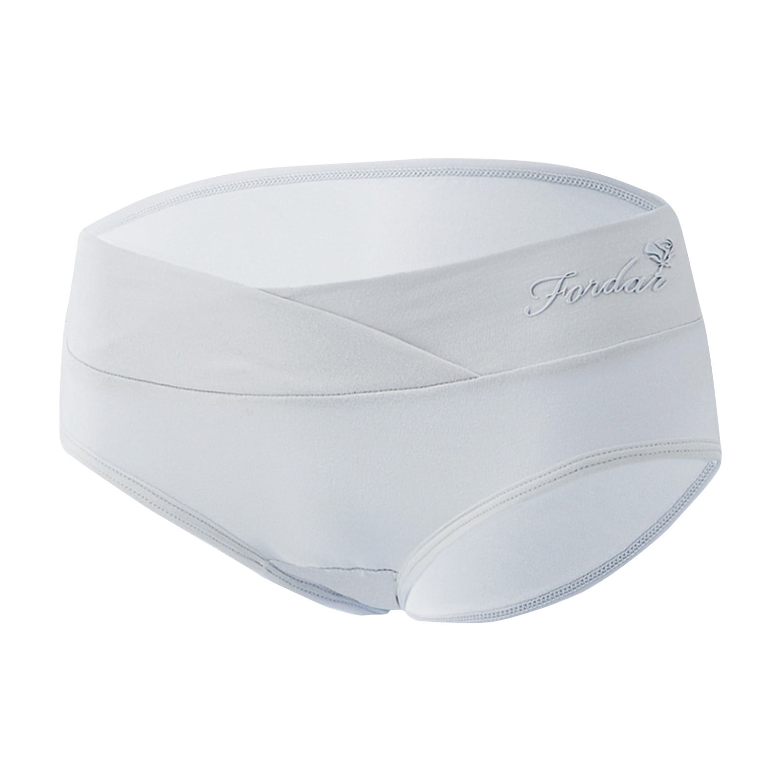 POIUYTR Plus Size Maternity Panties Women - Seamless Low-Rise Underwear ...