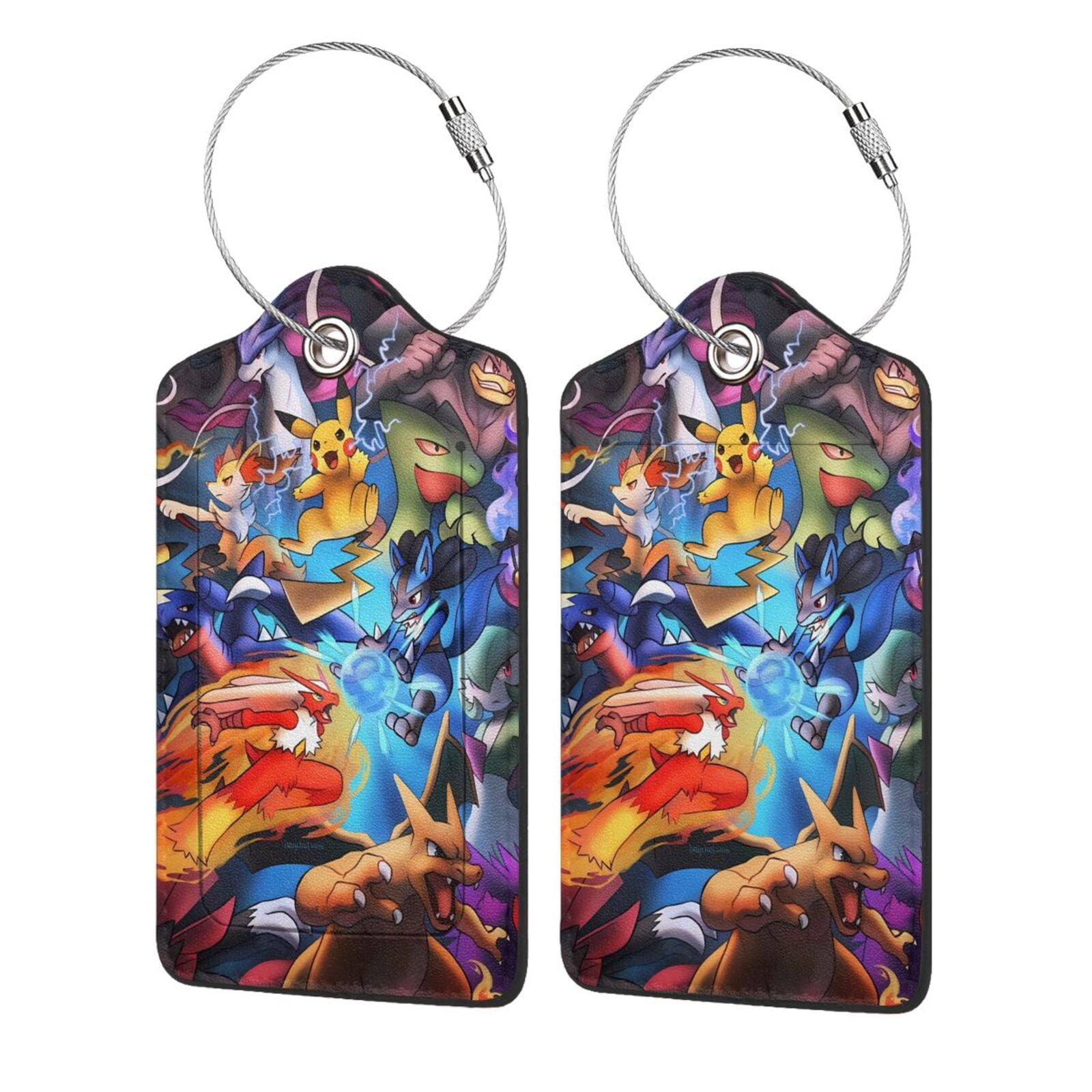 POKEMON 1 Luggage Tags for Suitcases Travel ID Identification Labels ...