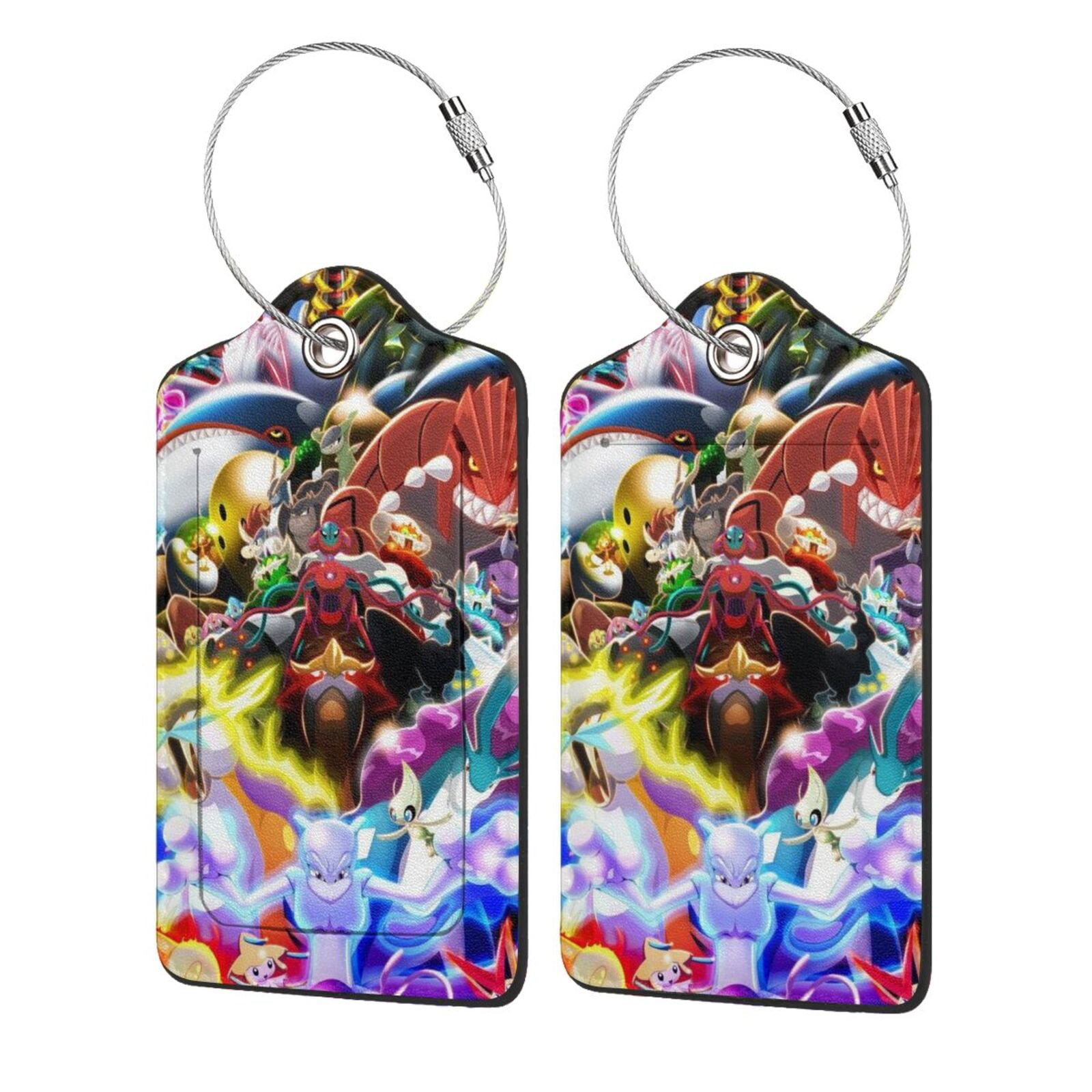 POKEMON 2 Luggage Tags for Suitcases Travel ID Identification Labels ...