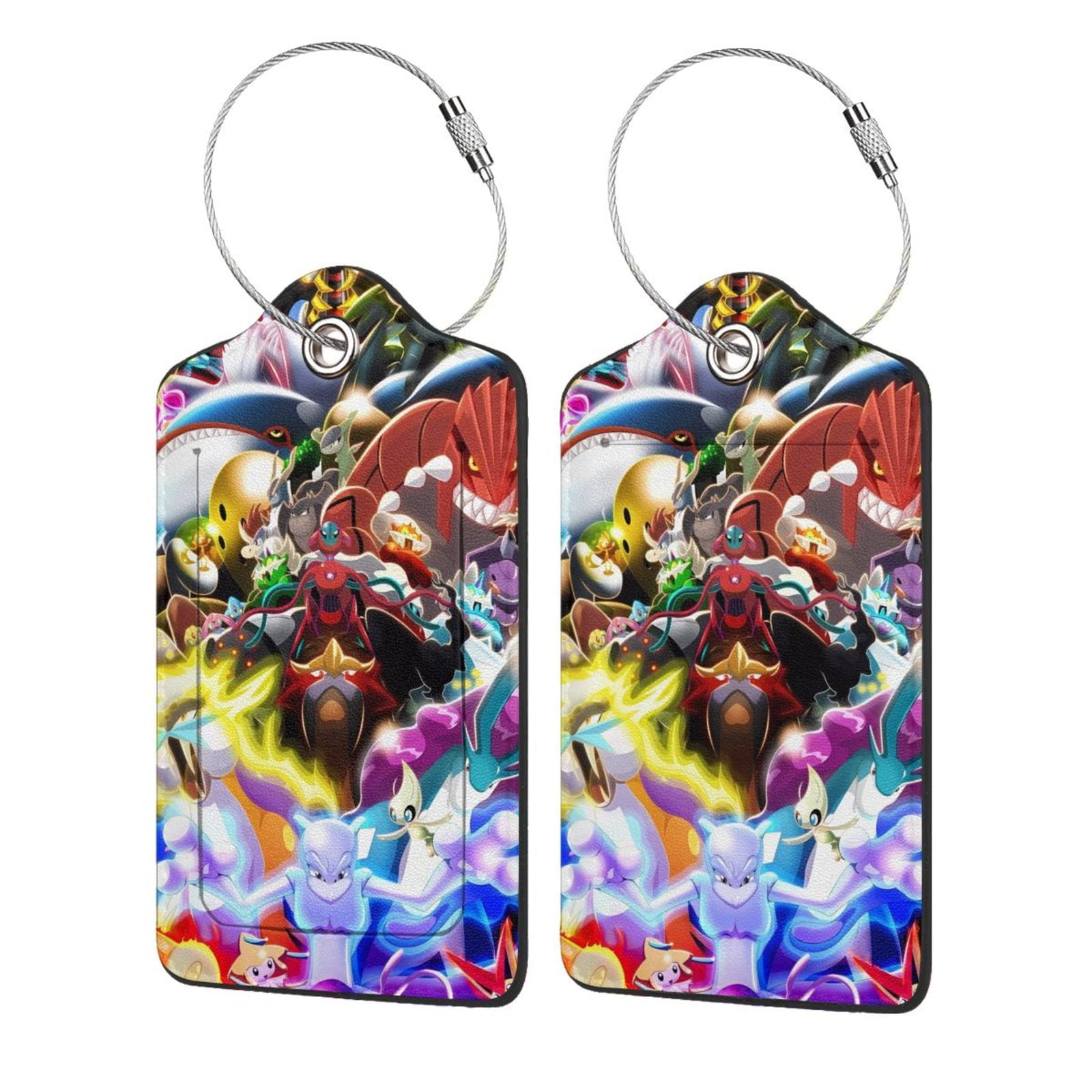 POKEMON 2 Luggage Tags for Suitcases Travel ID Identification Labels ...