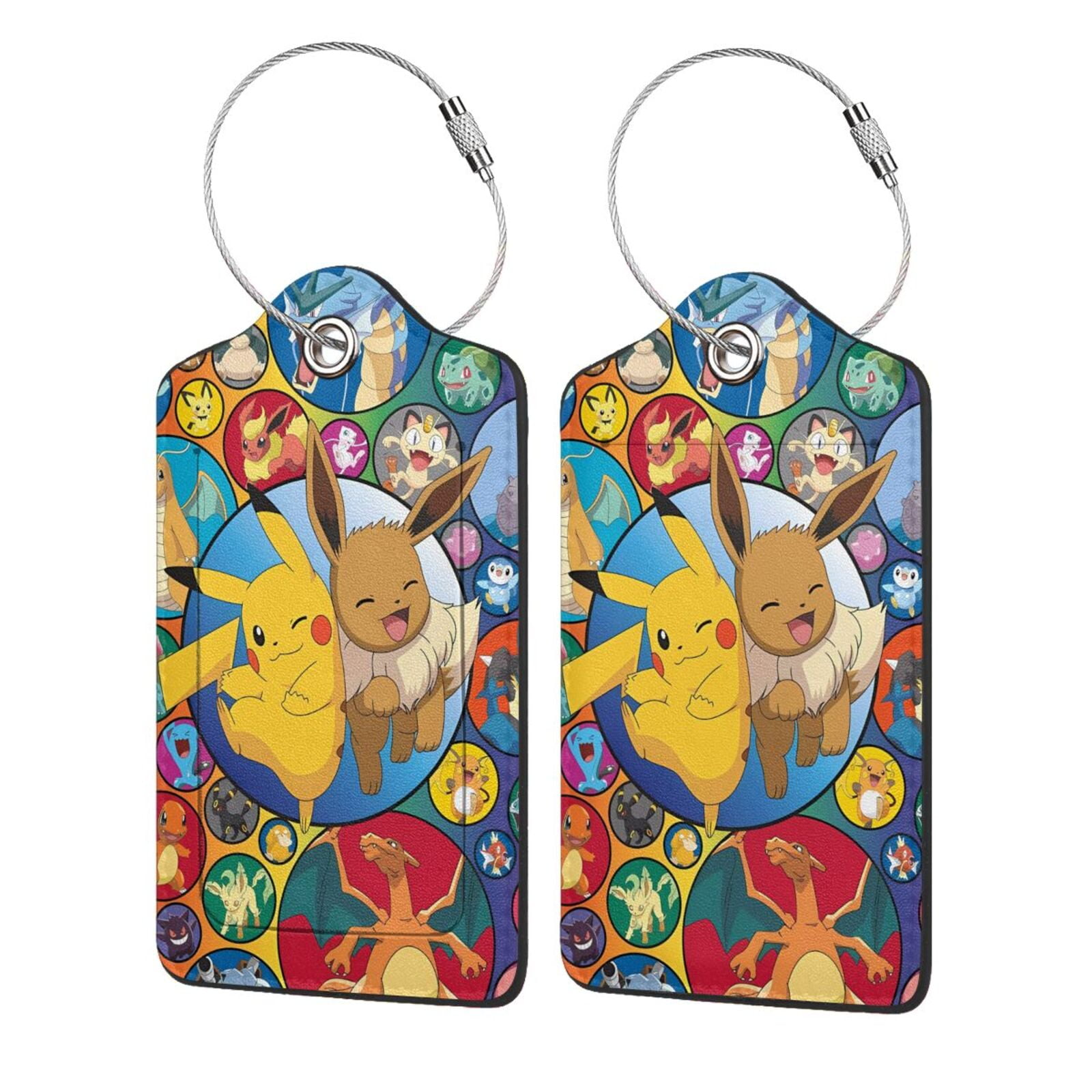 POKEMON 20 Luggage Tags for Suitcases Travel ID Identification Labels ...