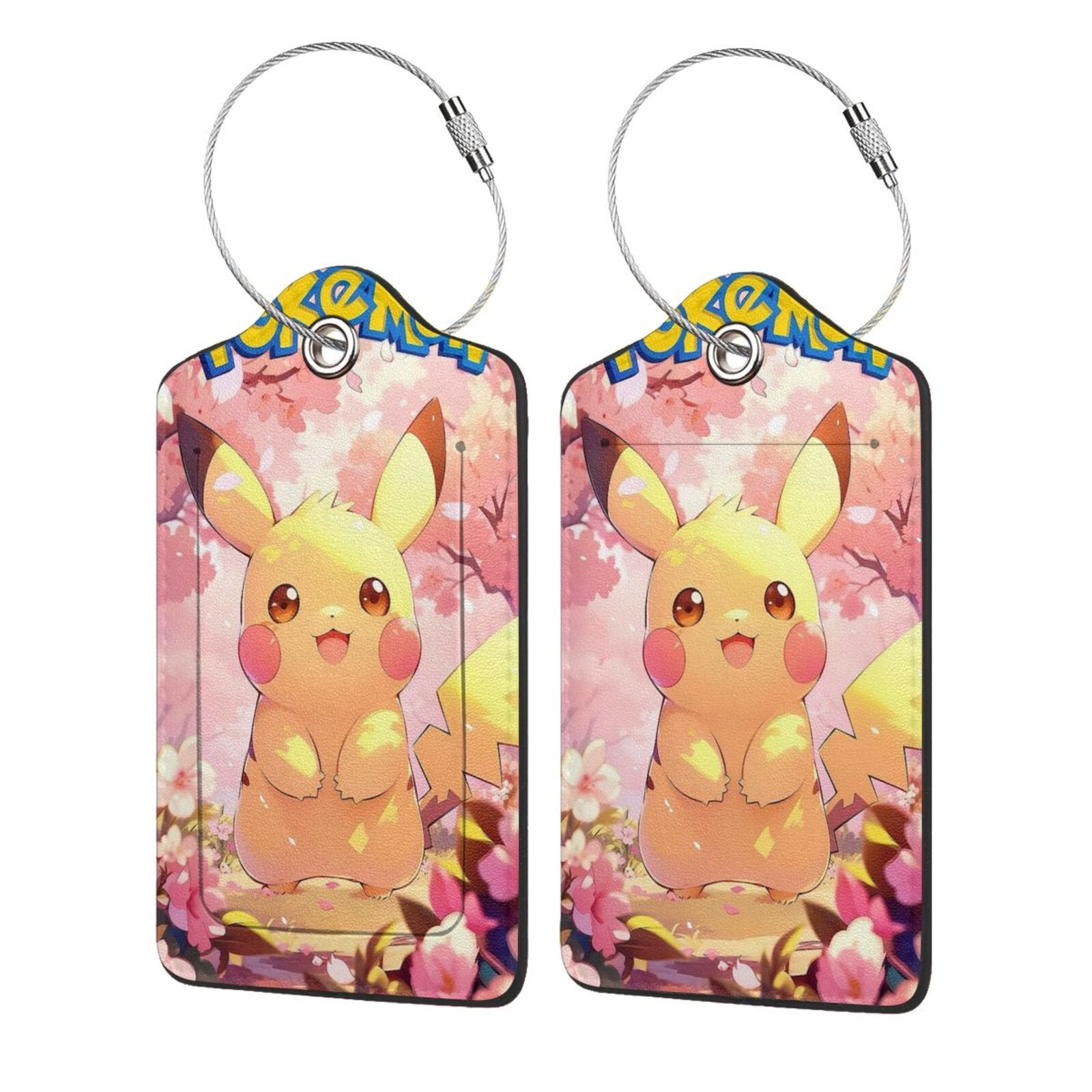 POKEMON 28 Luggage Tags for Suitcases Travel ID Identification Labels ...