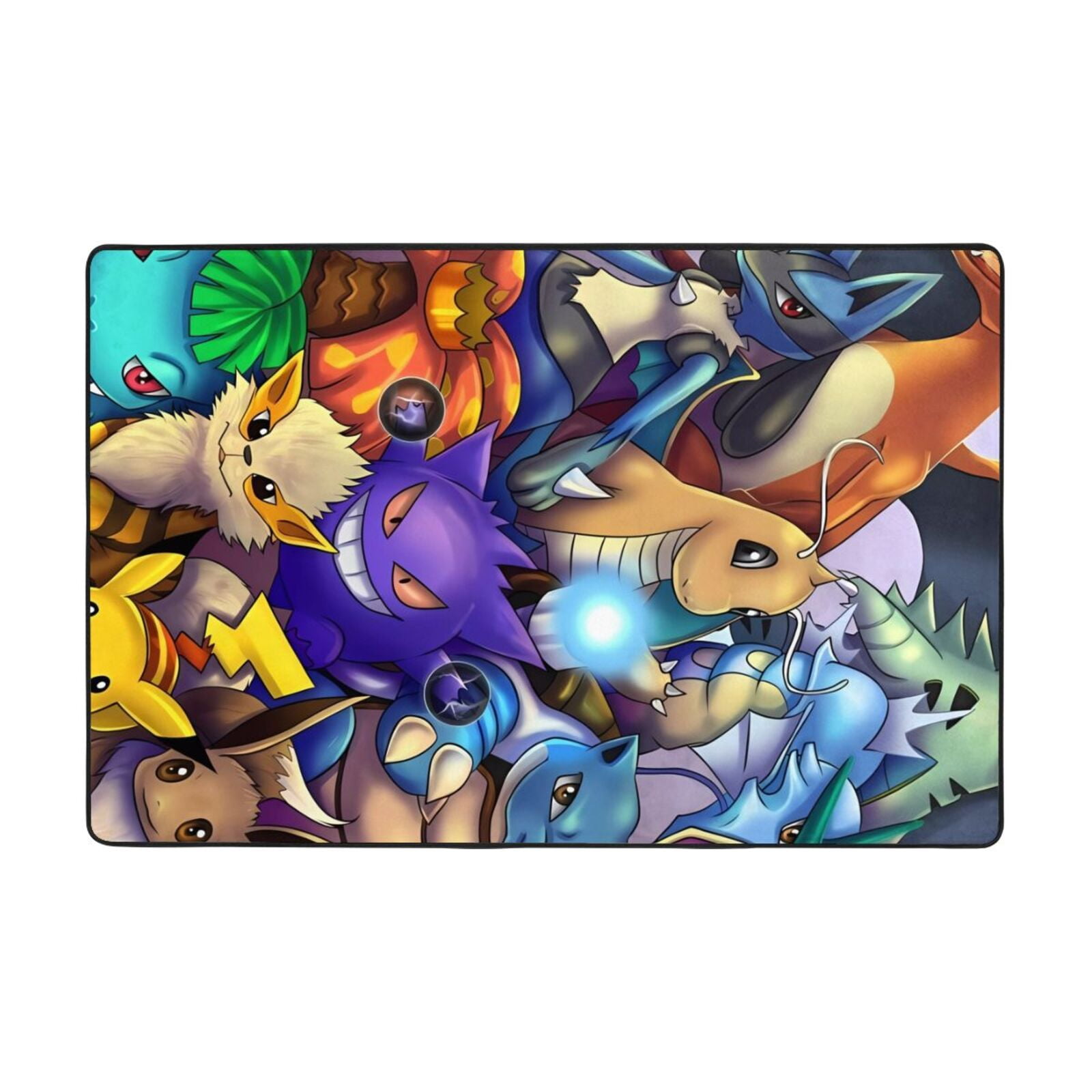 POKEMON 3 Gamer Rug Room Non-Slip Gaming Rug Cool Graffiti Gaming ...