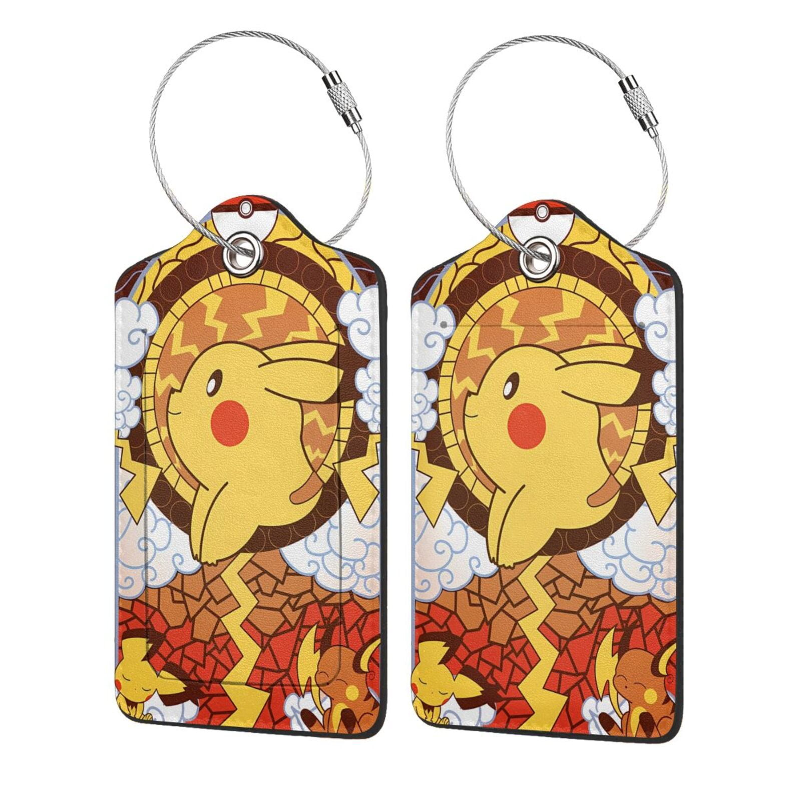 POKEMON 30 Luggage Tags for Suitcases Travel ID Identification Labels ...