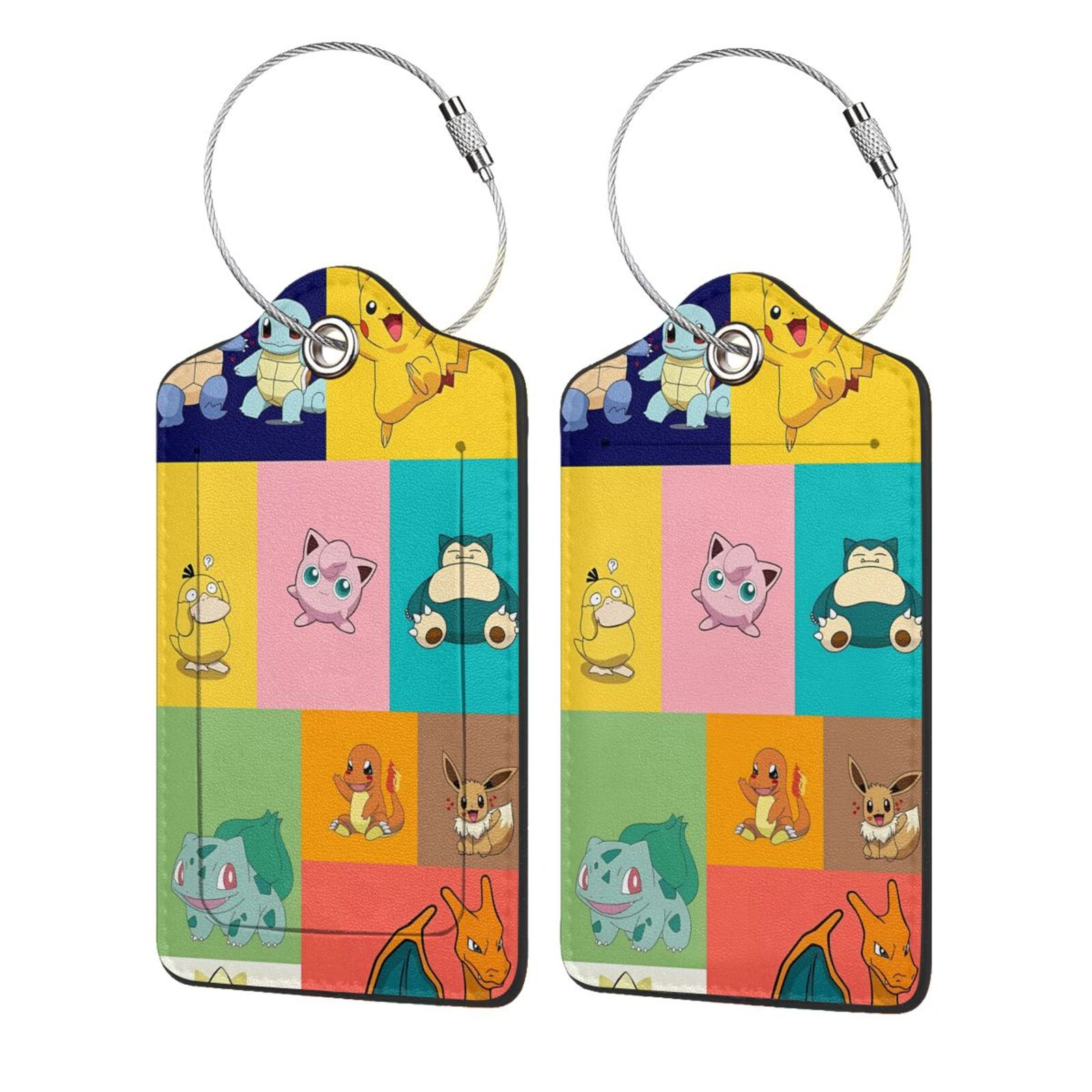 POKEMON 31 Luggage Tags for Suitcases Travel ID Identification Labels ...