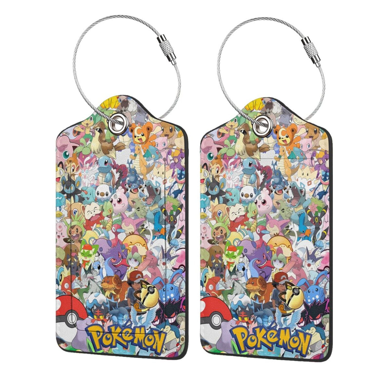POKEMON 38 Luggage Tags for Suitcases Travel ID Identification Labels ...