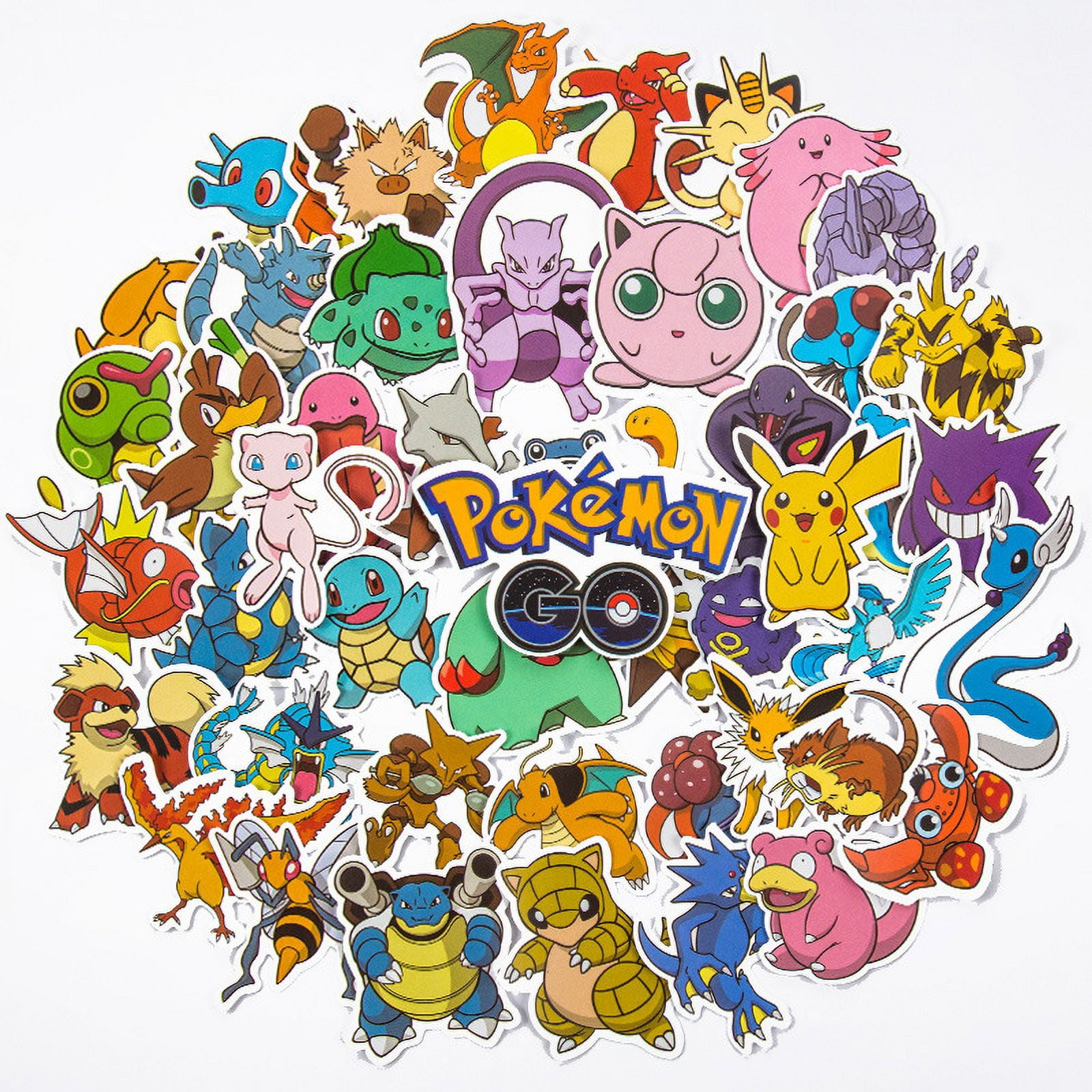 POKEMON 50Pcs Cartoon Movie Stickers Gifts for Kids Girl Laptop, Cute ...