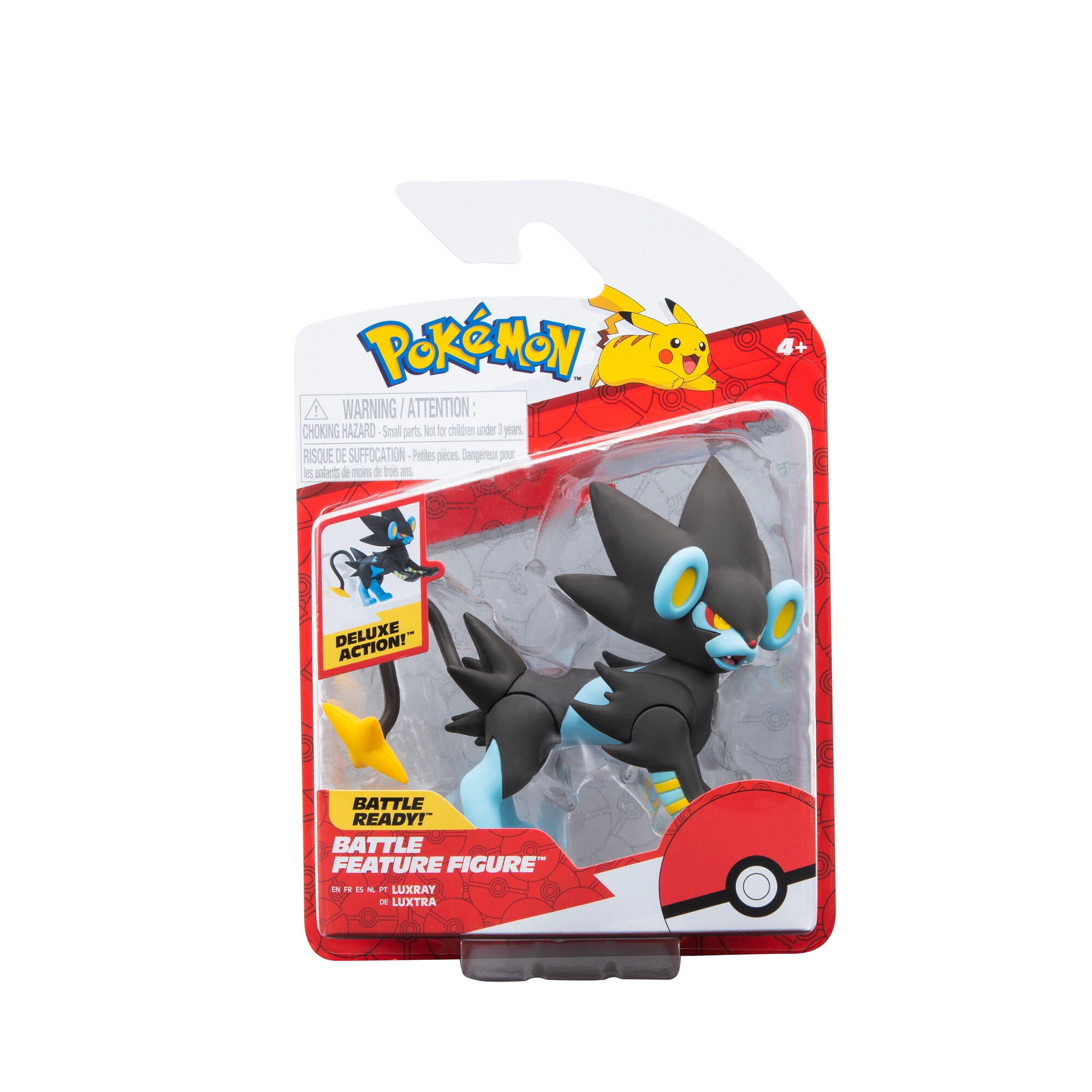 Walmart Pokemon Luxray 4.5-Inch Authentic Detailed Action Figure with ...