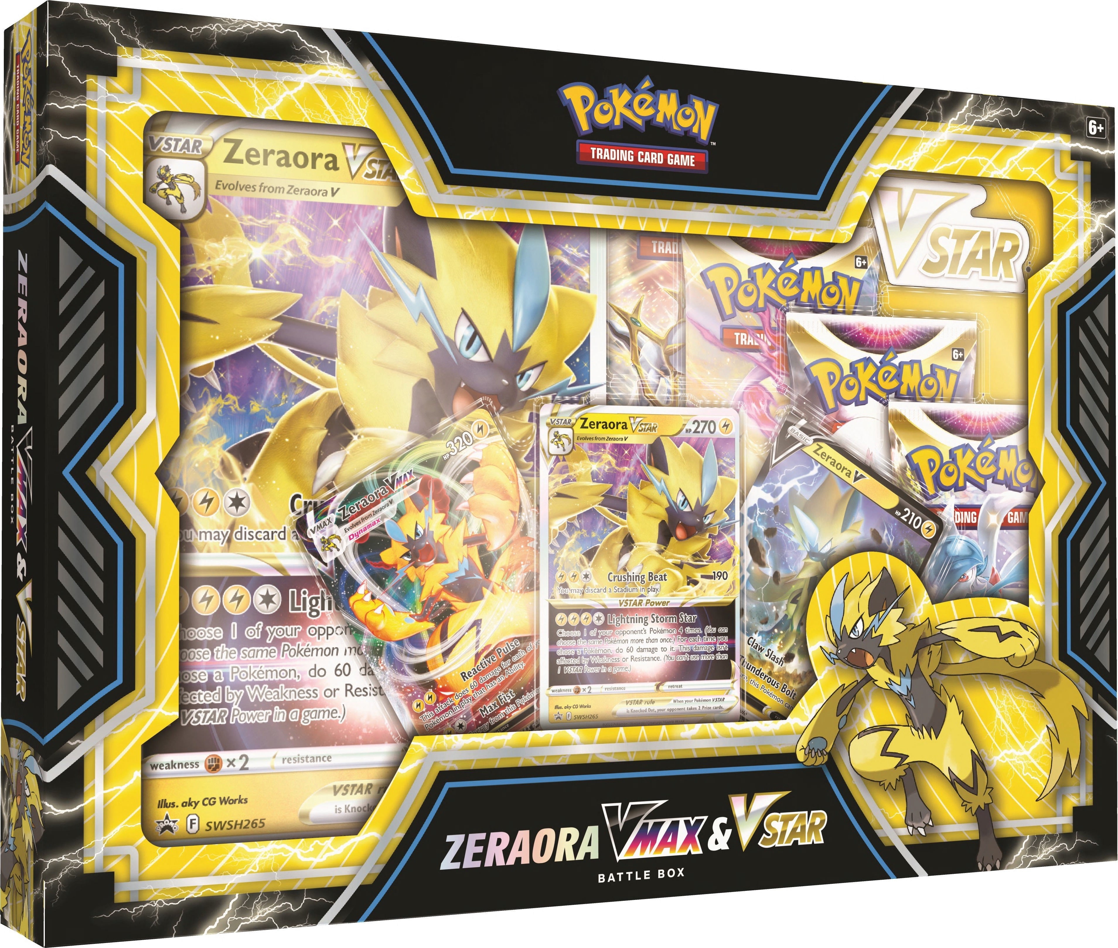 POKEMON DEOXYS OR ZERAORA VMAX VSTAR BATTLE BOX (1 AT RANDOM) - Walmart.com