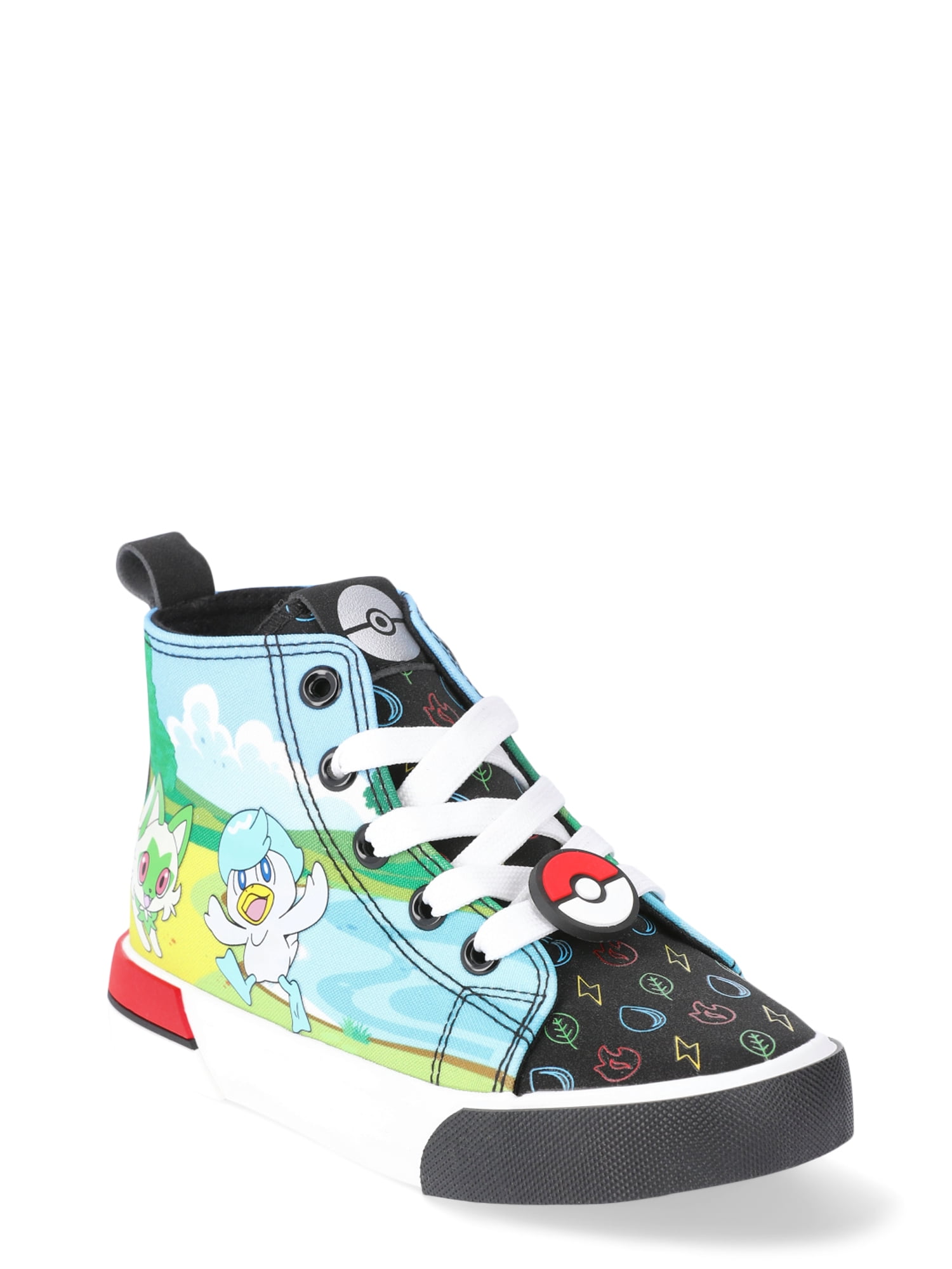 Gound Up Pokémon High Top Canvas Sneakers for Kids with Ankle Support ...
