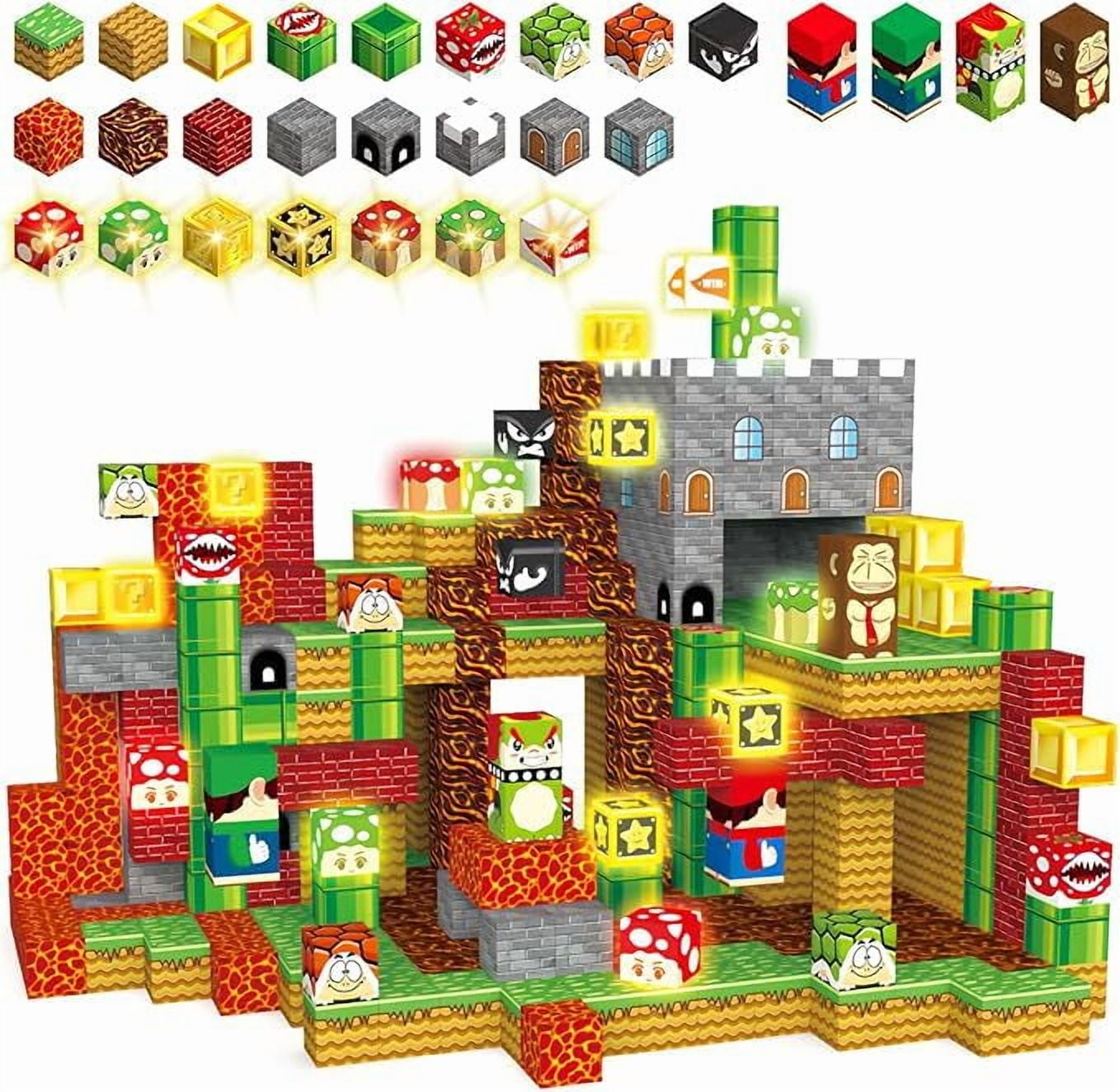 POKEMON Magnetic Building Blocks Game Style Theme 200 Pieces STEM ...