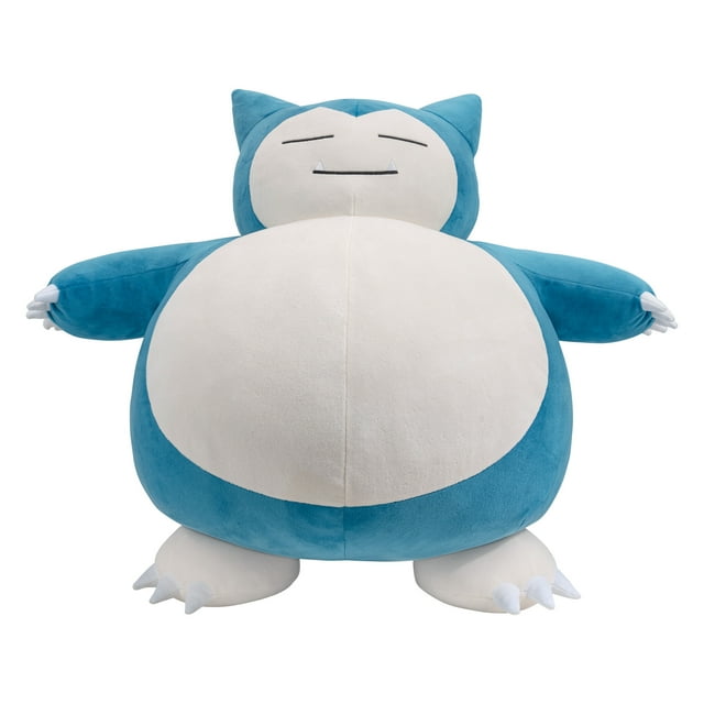Pokemon Snorlax Plush - 24 inch Pokemon Plush with Authentic Details ...