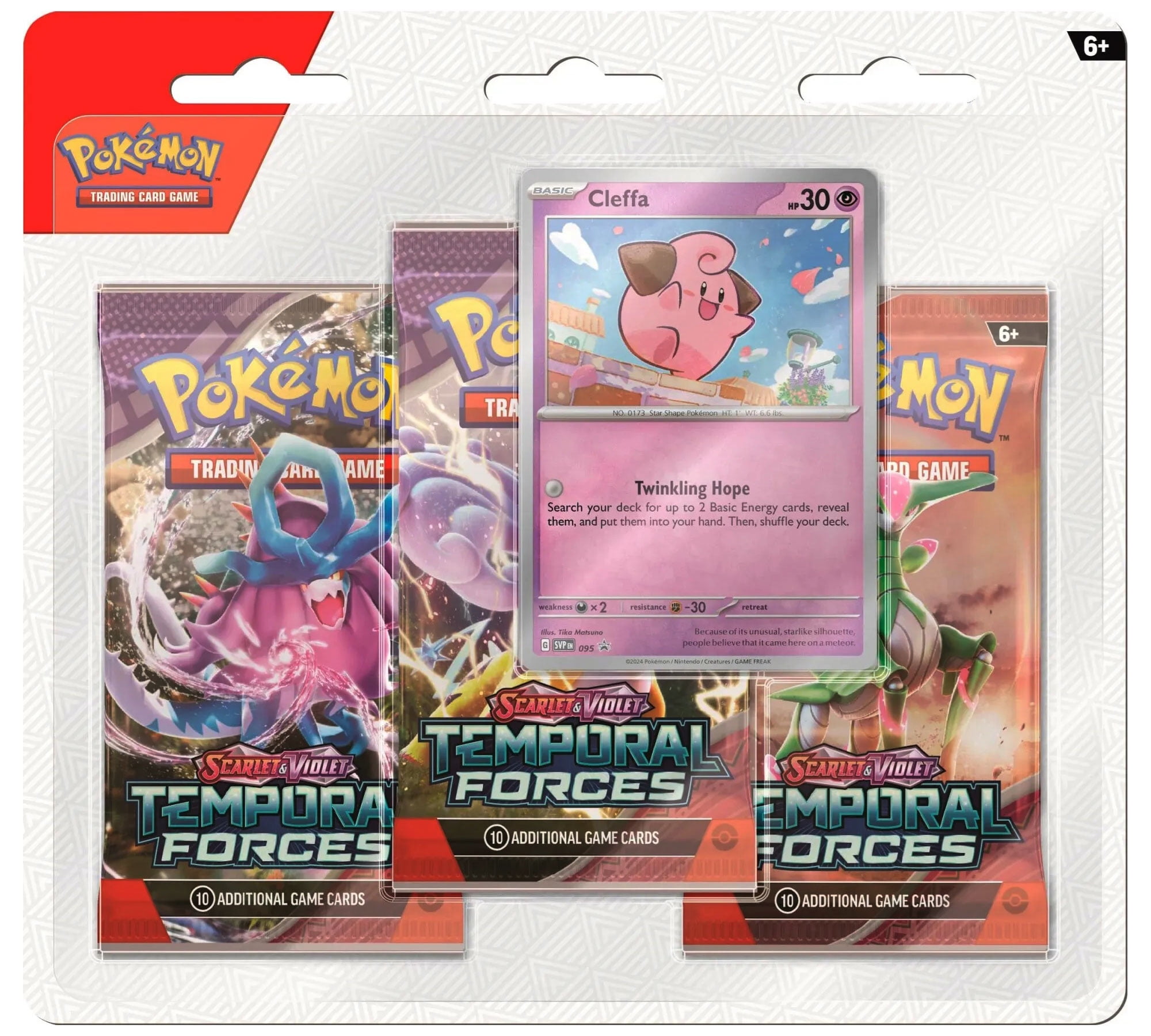 POKEMON SV5 TEMPORAL FORCES 3PK BLISTER - Walmart.com