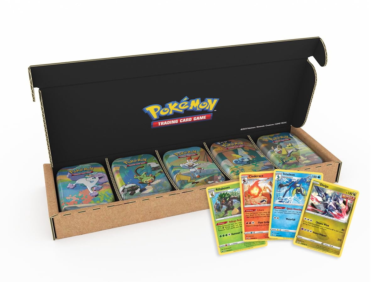 POKEMON TCG: GALAR PALS Mini TINS/Promo Card Bundle - Exclusive Bundle ...