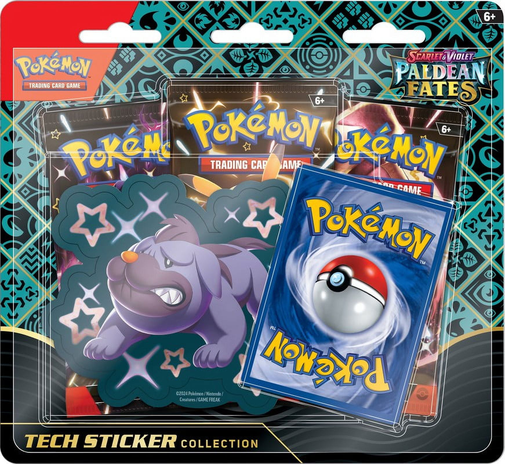 POKEMON TCG: Scarlet & Violet Paldean Fates Tech Sticker Collection ...