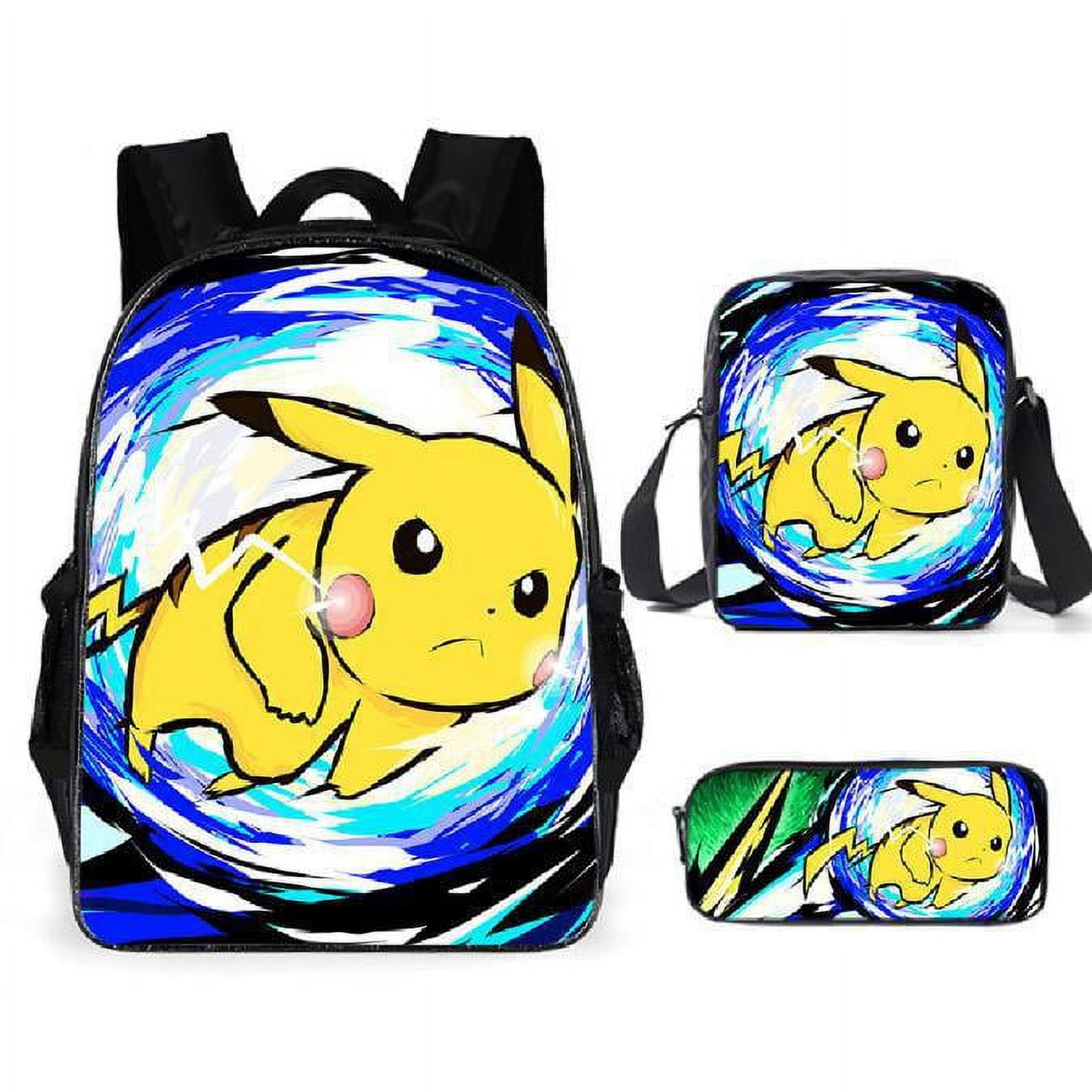 POKEMONAnime Backpack for Teens Womens Mens Stylish Daypack Purse ...