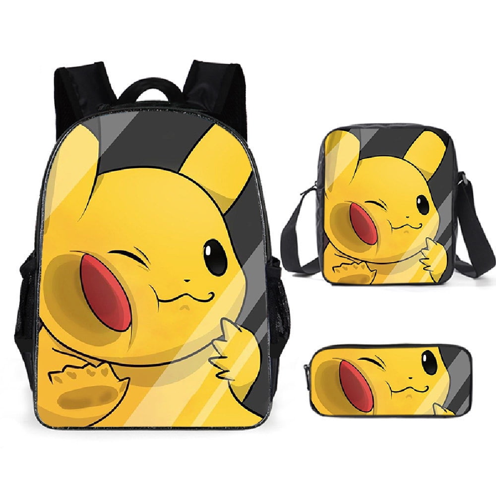 PokemonAnime Backpack for Teens Womens Mens Stylish Daypack Purse ...