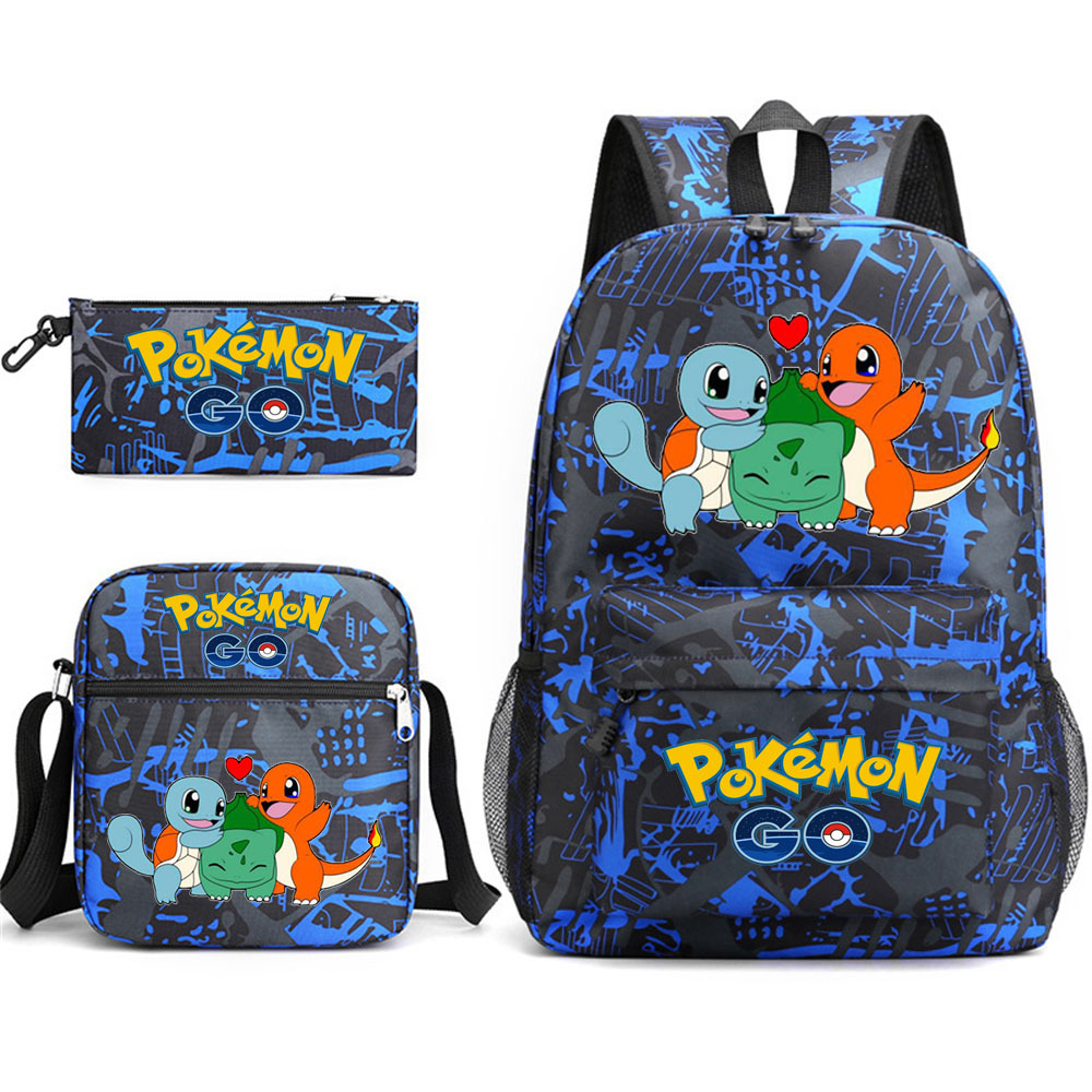 POKEMONAnime Travel Backpack for Teens/Womens/Mens/ Casual Daypack ...