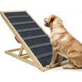 POKSAUAE Pet Ramp/Dog Ramp/Car Ramp Folding Pet Ramp Thickened, Foldable, Adjustable in Multiple ...