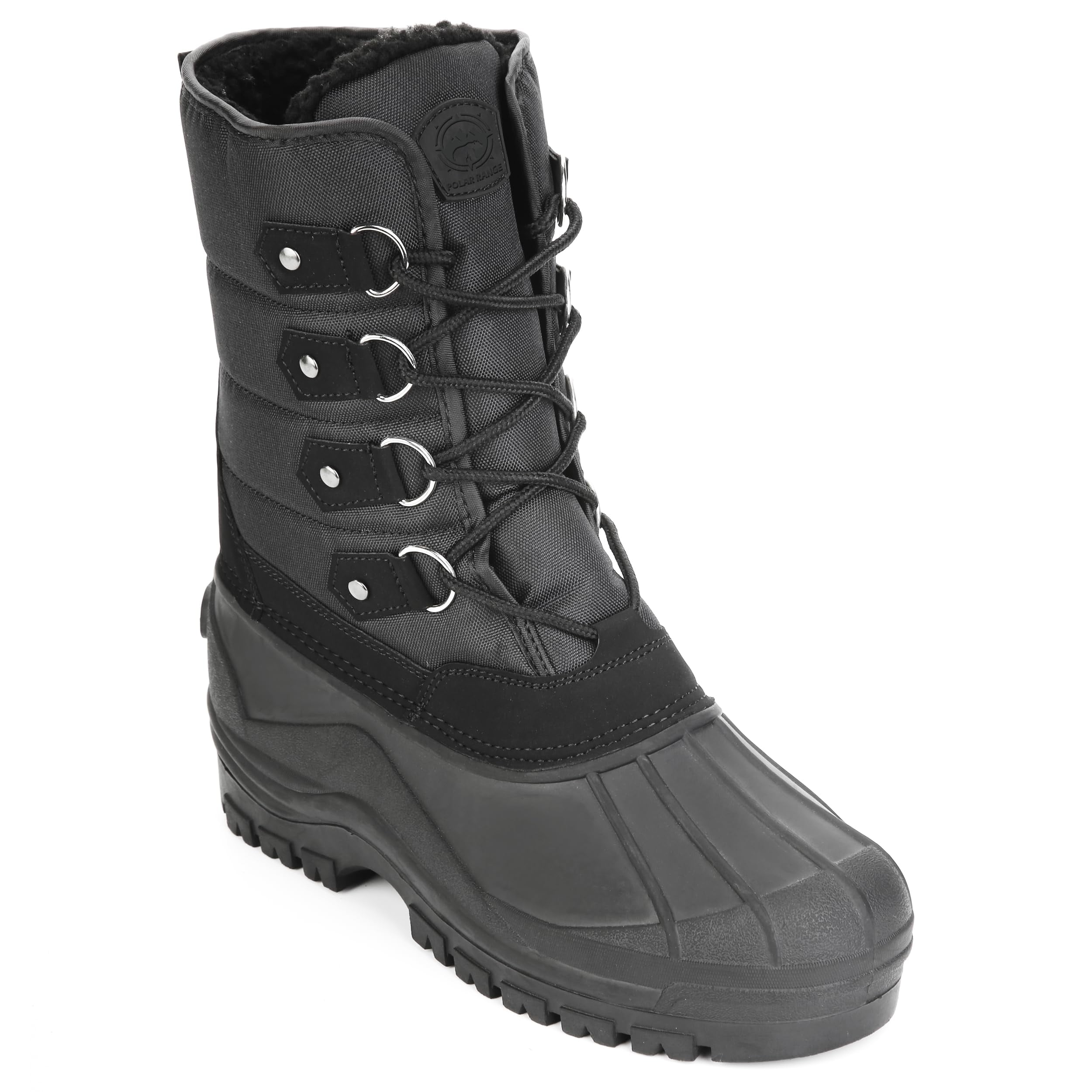 Polar Range Men's Peak Snow Boots Color: Black Size: 13 - Walmart.com