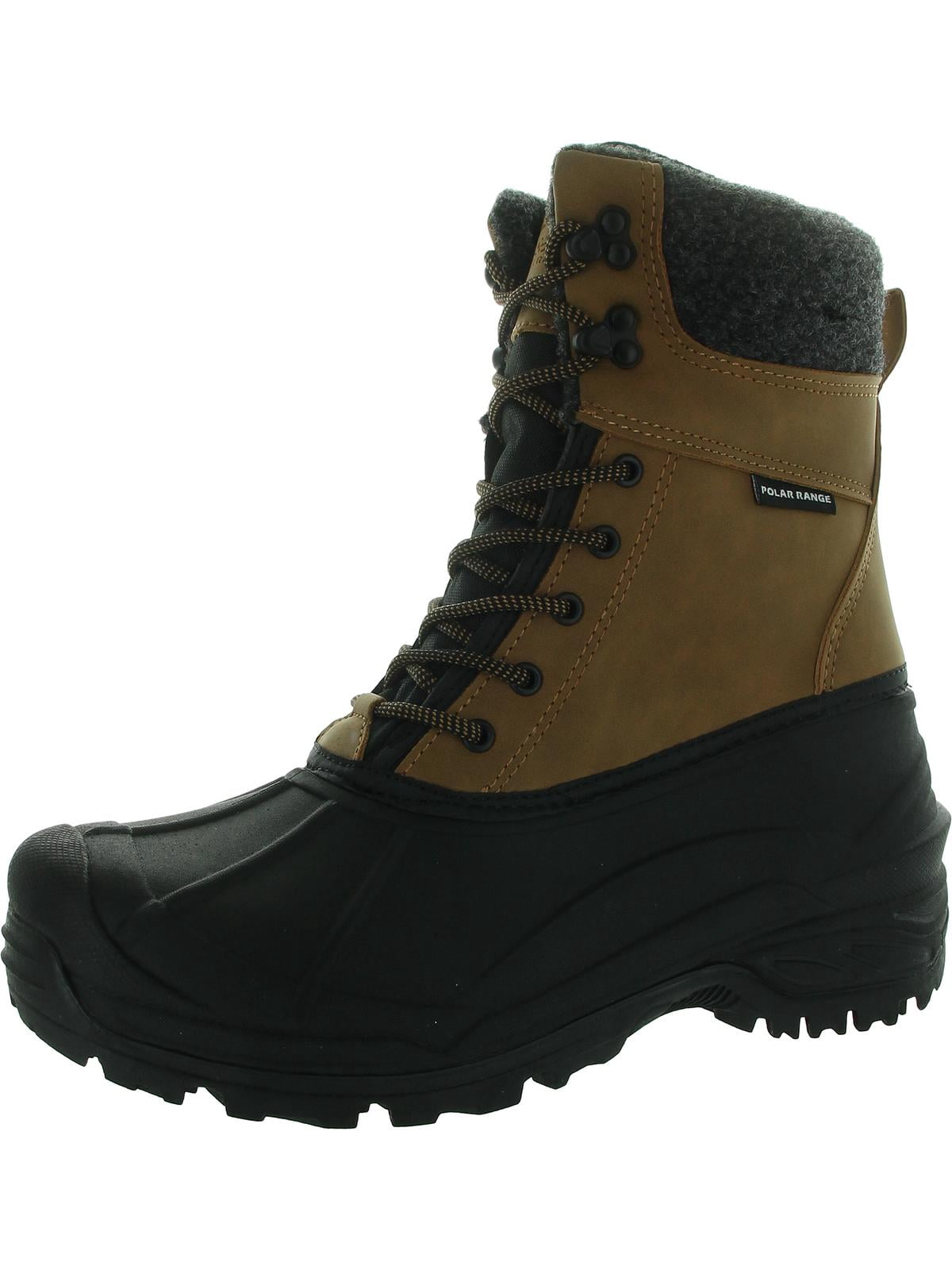 Polar Range Mens Tasco Two Tone Winter & Snow Boots - Walmart.com