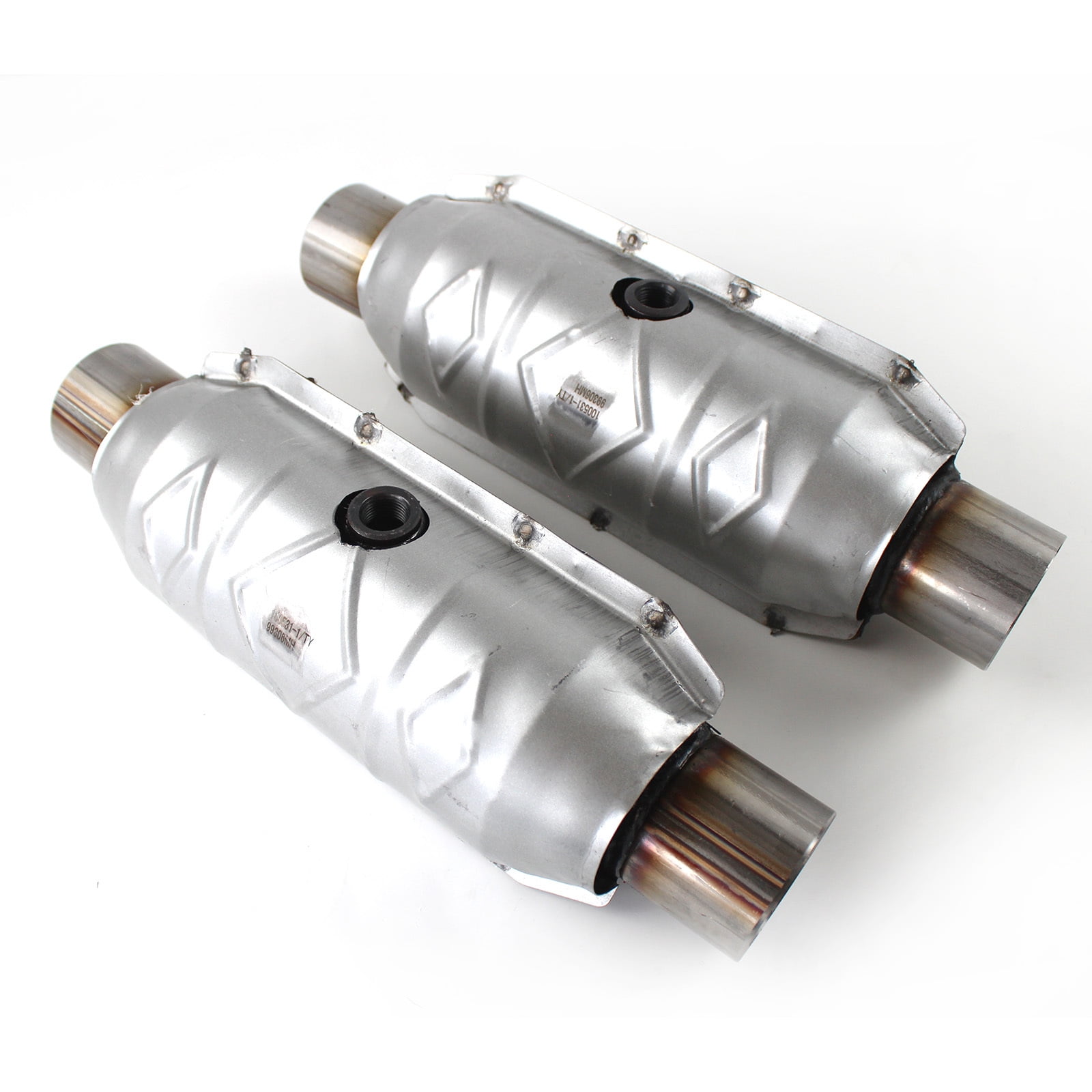 MBRP Universal Resonator 2.5in inlet/outlet 16in body 20in overall T304 ...