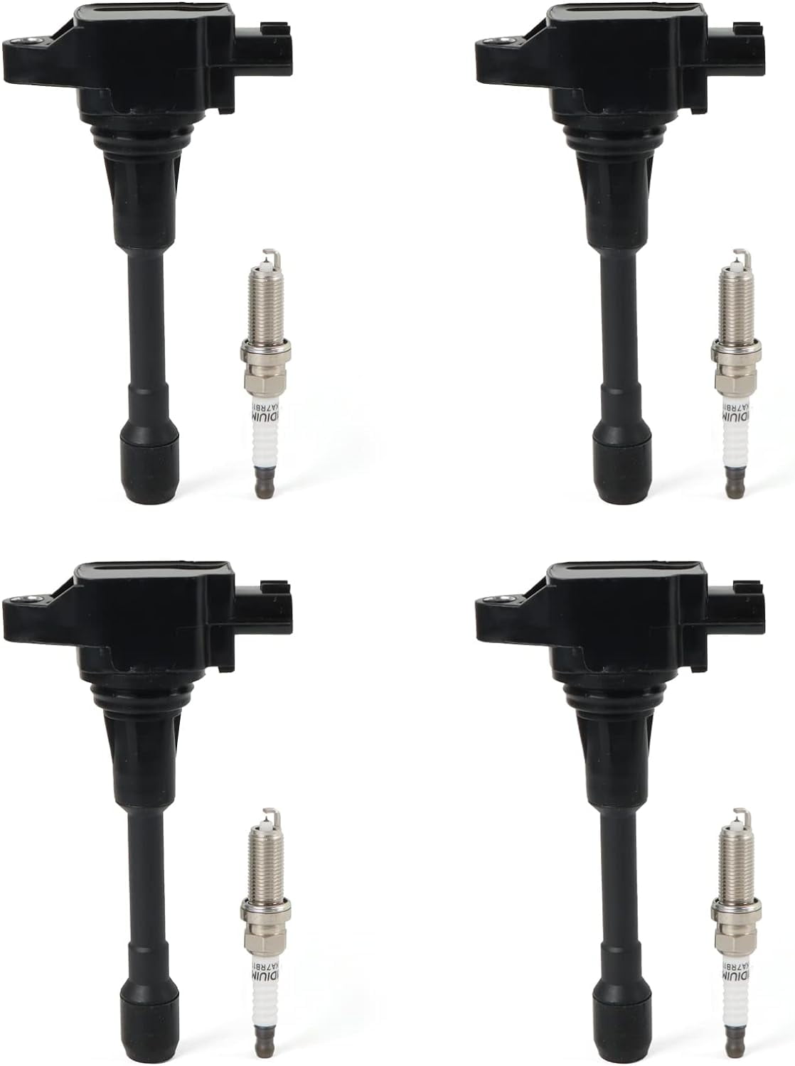 POLARPRA 4PCS UF549 Ignition Coil Pack & 9029 Spark Plug Compatible ...