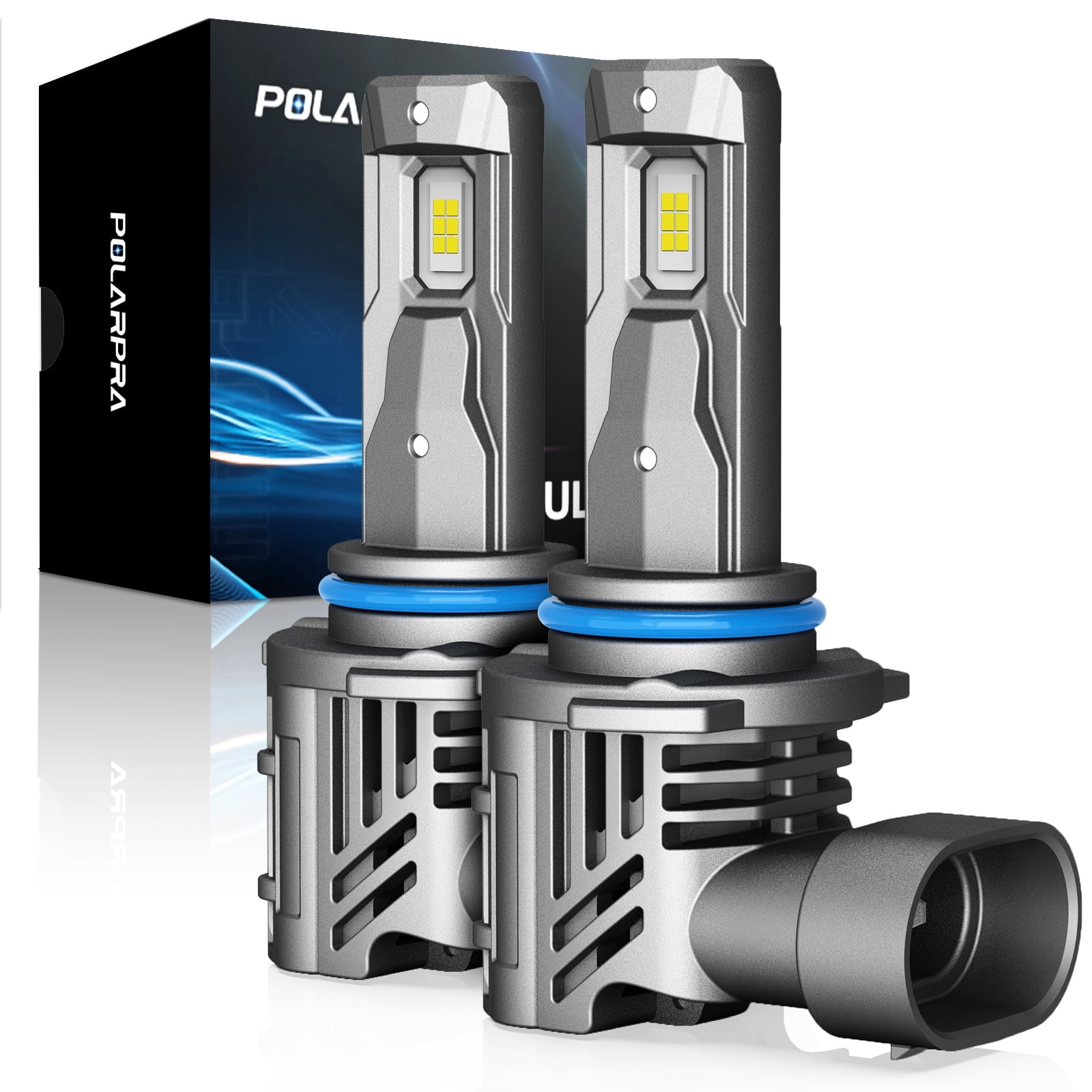 POLARPRA 9005 HB3 LED Headlight Bulbs - 18,000LM, 12CSP Chips, High ...