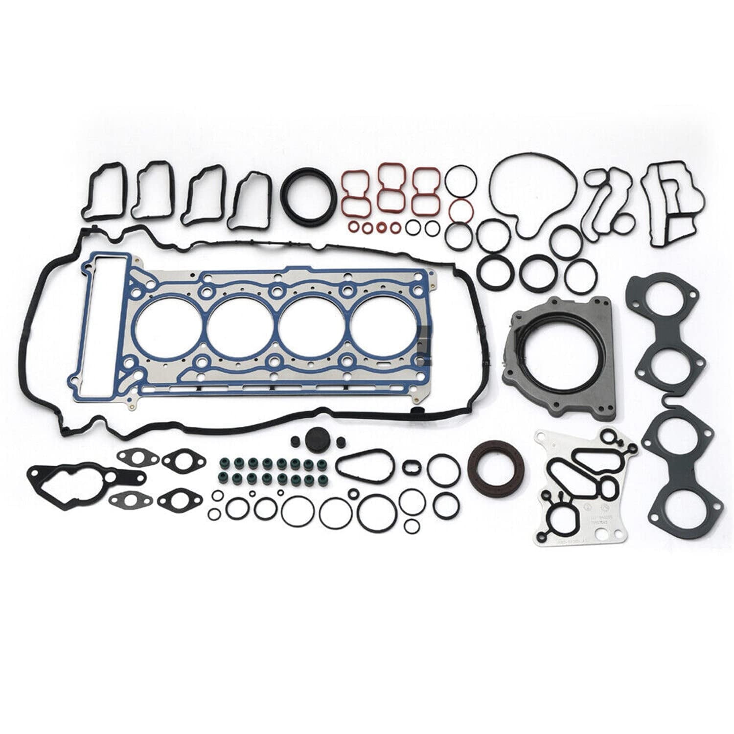 POLARPRA Engine Rebuild Overhaul Gasket Seals Kit Rebuilding Gasket Set ...