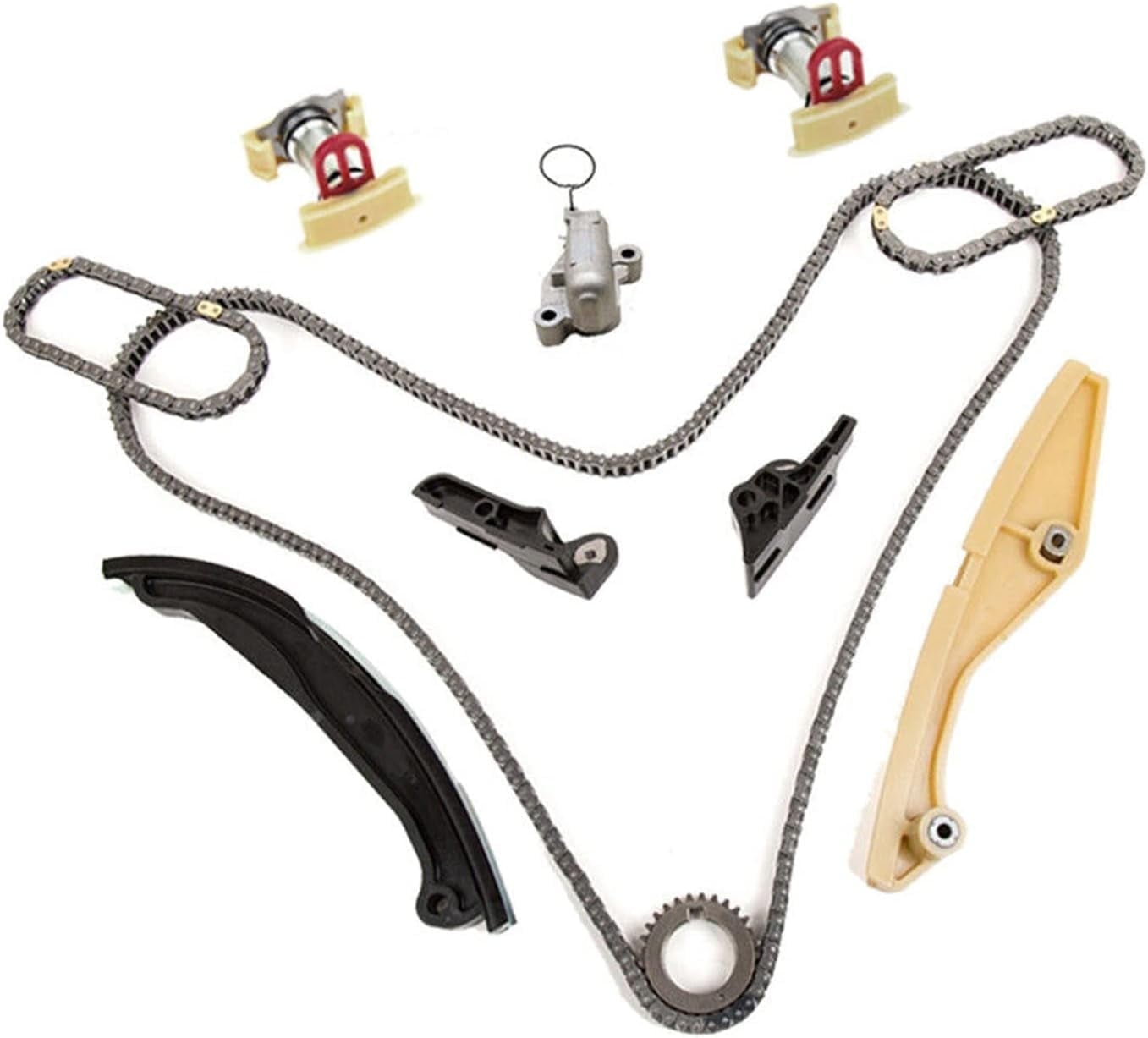 POLARPRA Engine Timing Chain Kit, Suitable for Edge Explorer F150 Flex ...