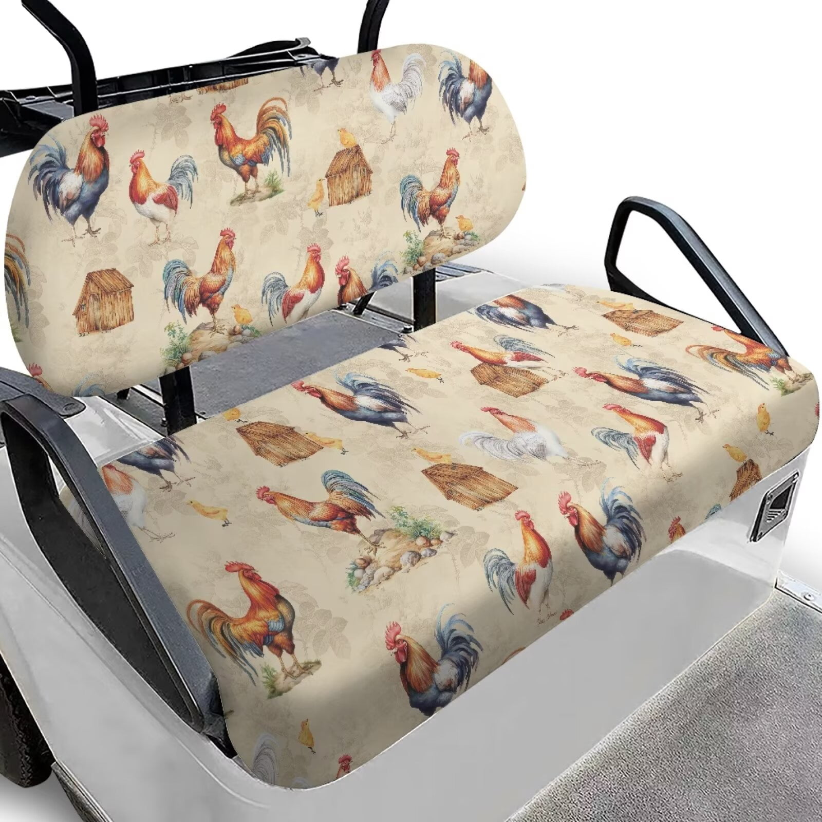 POLERO Front and Back Seat Cover Universal Fit for Club Car Precedent ...