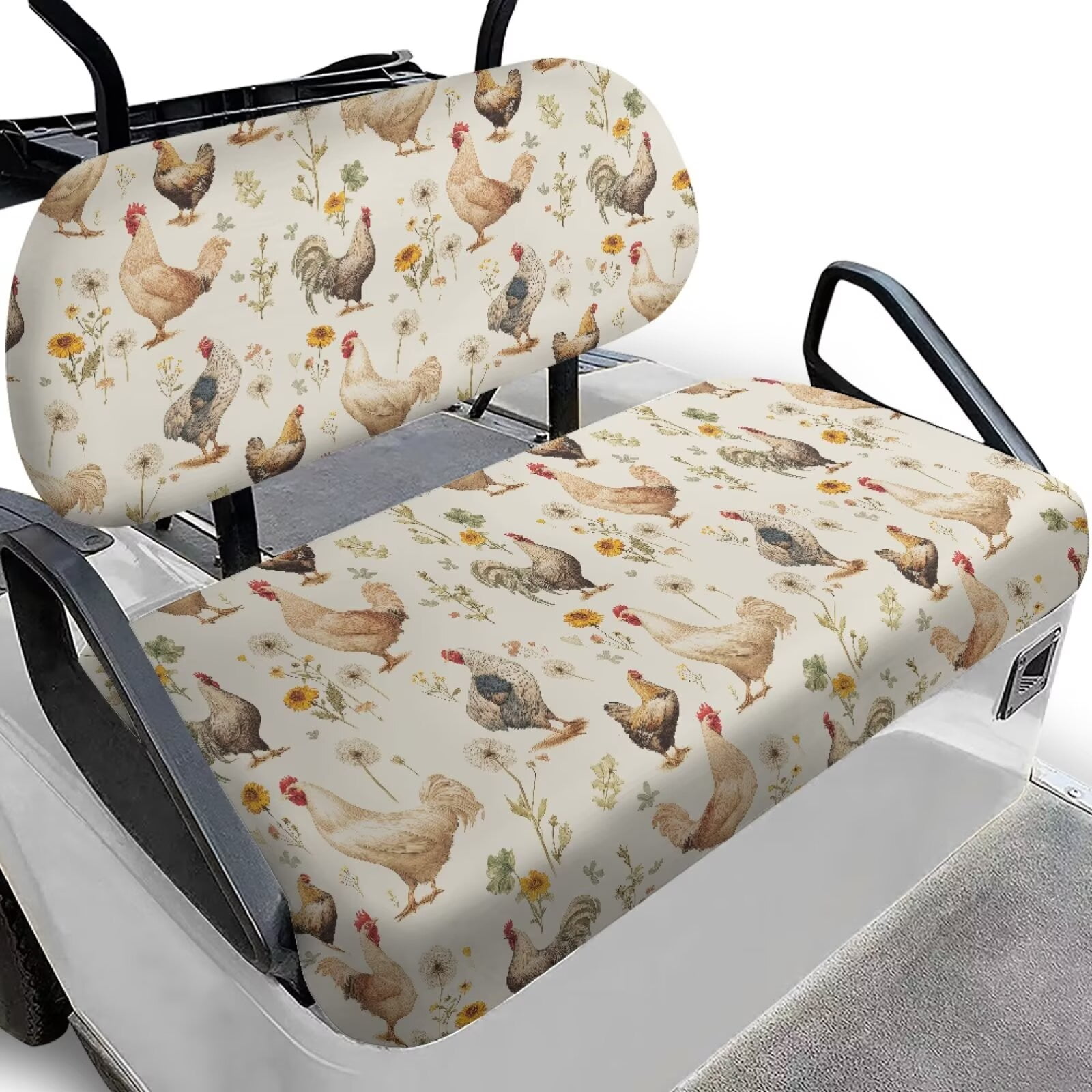 POLERO Golf Cart Seat Covers Fit for Club Car Precedent Front Seats ...