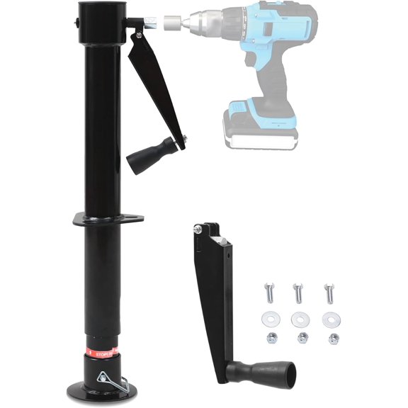 Kohree 5000 lbs A-Frame Trailer Jack, 37.2”Max Height Adjustable, 20 ...