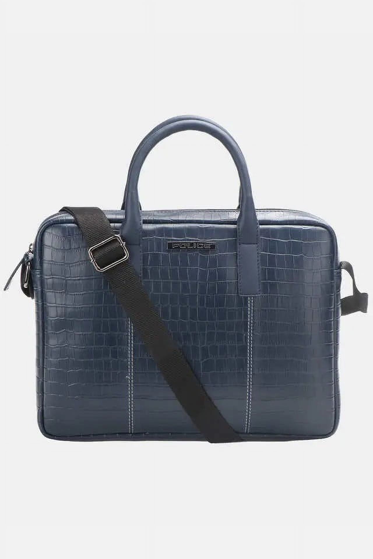 POLICE 100% genuine leather Black Croco Classy 14 Inch Stylish ...