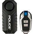 Police Bike Alarm, 113dB Loud Waterproof Scooter Security System, Wireless Motion Sensor with ...