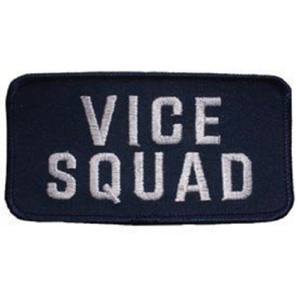 POLICE TAB - VICE SQUAD, Embroidered Patches, High Quality Iron On ...