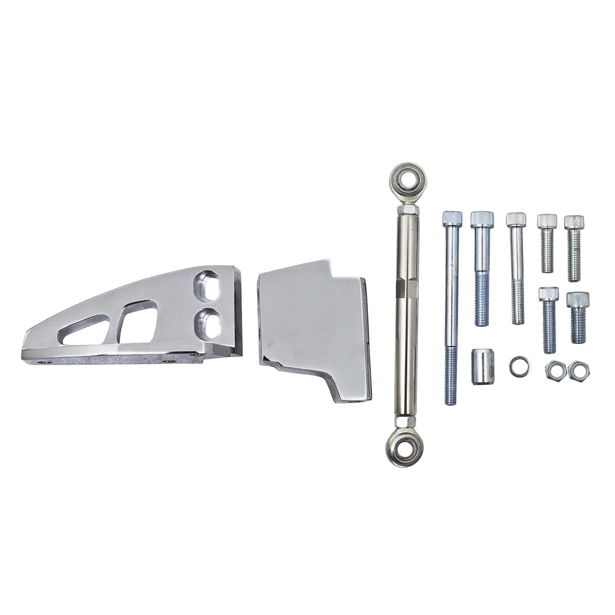 POLISHED ALUMINUM AIR CONDITIONING BRACKET FOR CHEVY SC SWP DRIVER SIDE ...