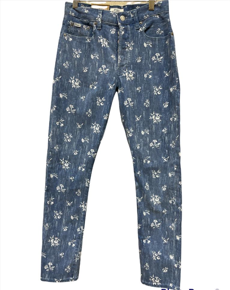 POLO RALPH LAUREN BLUE CALLEN HIGH-RISE SLIM JEAN, Size 30 - Walmart.com