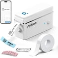 POLONO P31S Label Maker Machine with Tape, Portable Thermal Printer ...