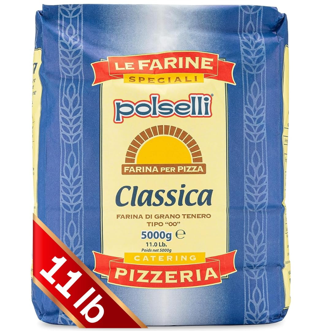 POLSELLI Classica, Tipo "00" IEF31 Double Zero Flour Extra Fine, 11 lbs ...