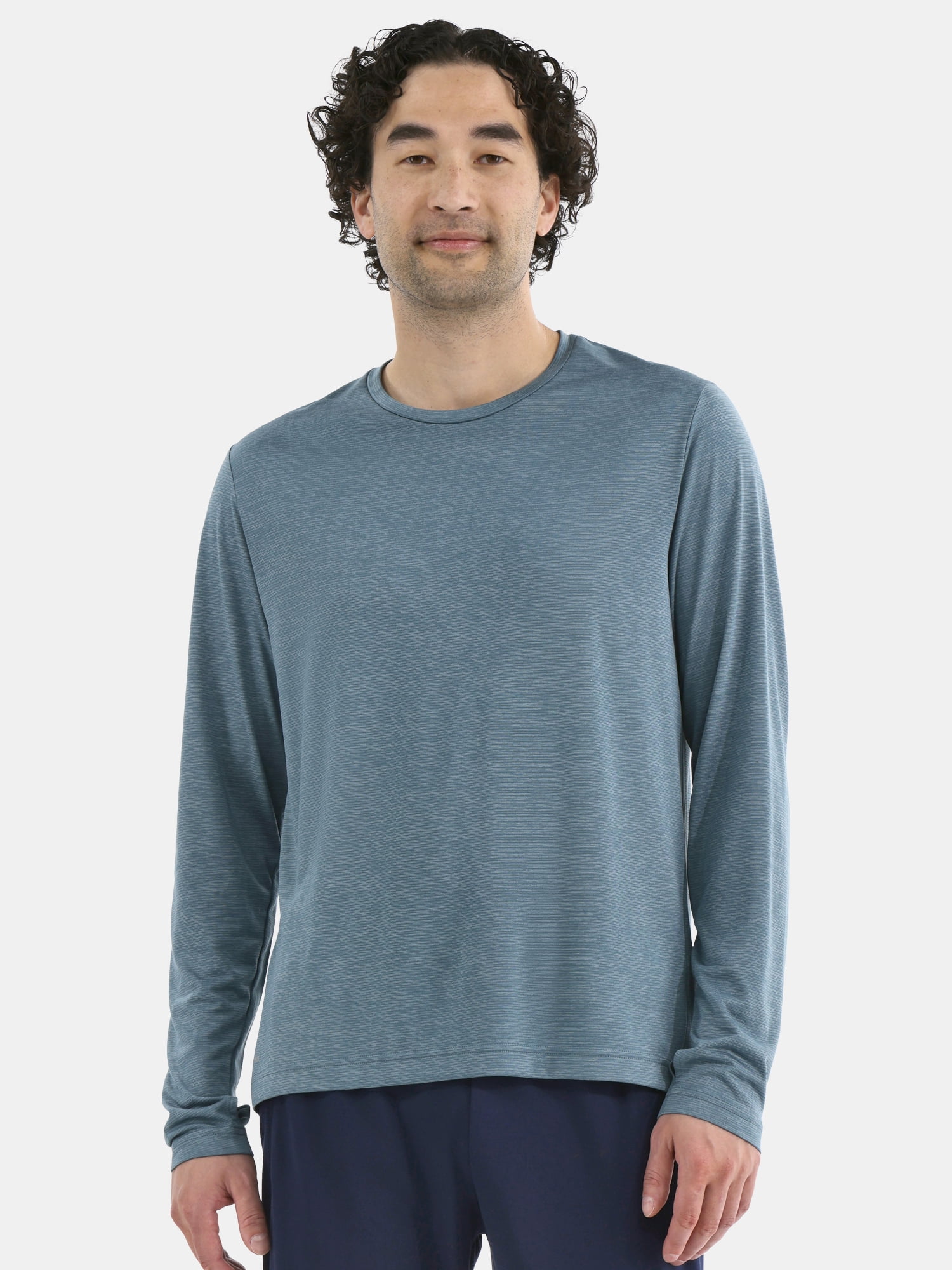 Athletic Works Men's Jersey Tee with Long Sleeves, Sizes XS-5XL ...