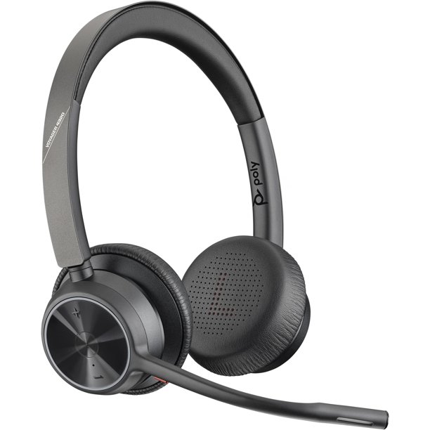 Poly - Voyager 4320 UC Wireless Headset (Plantronics) - Headphones with ...